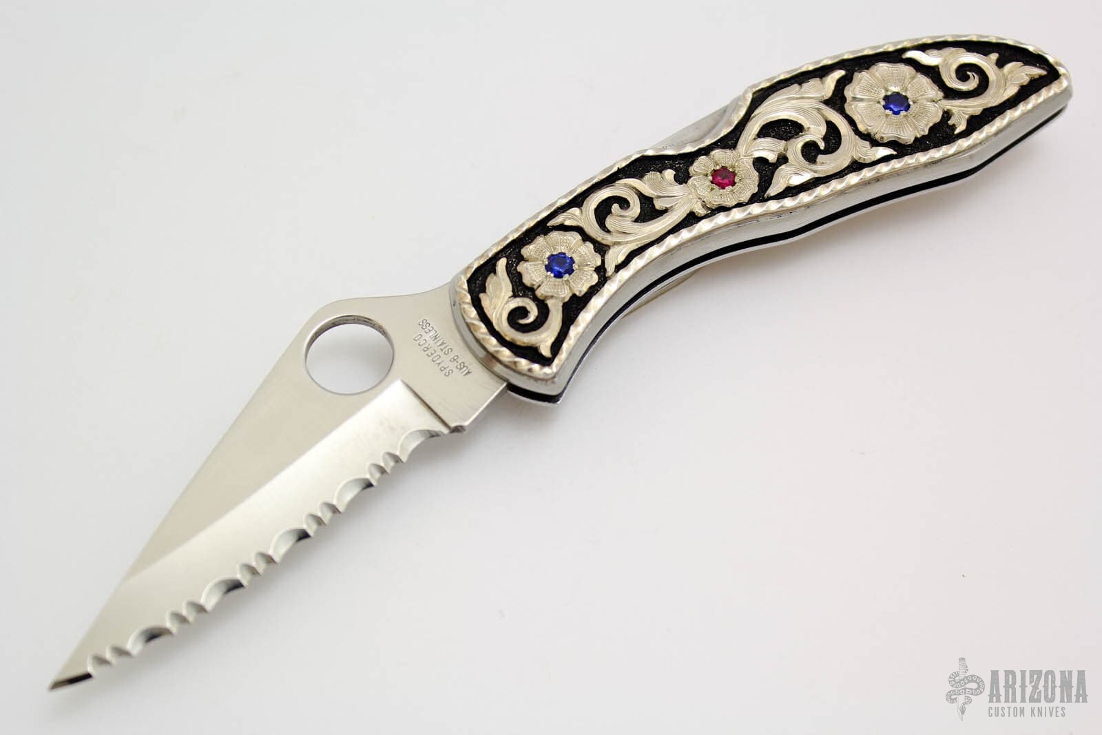 Engraved Delica - Arizona Custom Knives
