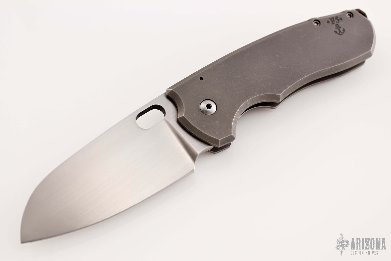F5 Framelock with Satin Blade - Arizona Custom Knives