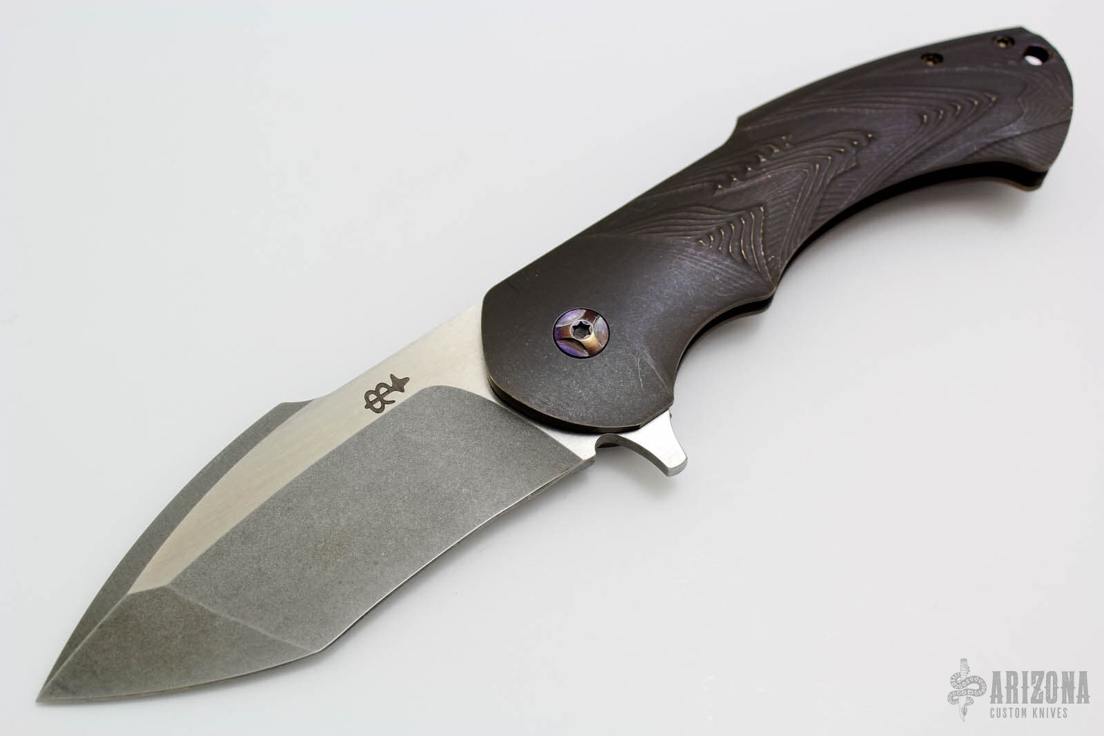 Fallout Mid-Tech Flipper - Customized - Arizona Custom Knives