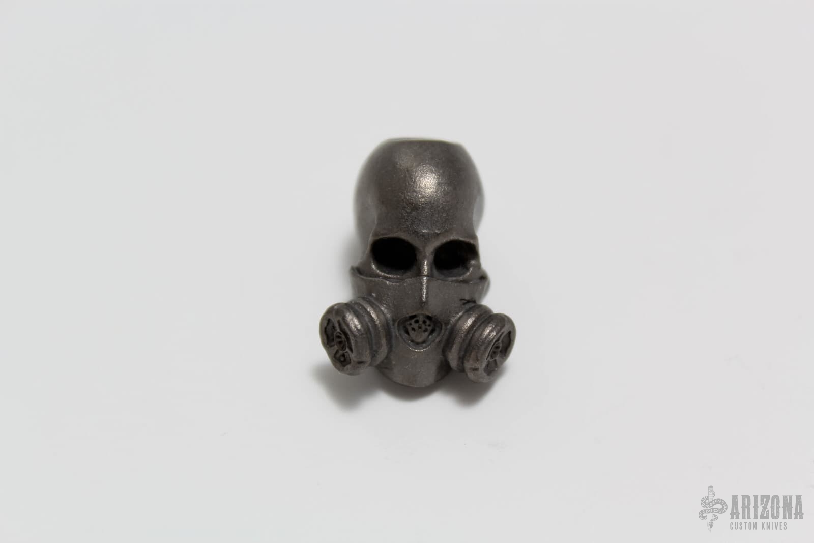 Gas Mask Bead - Titanium - Arizona Custom Knives