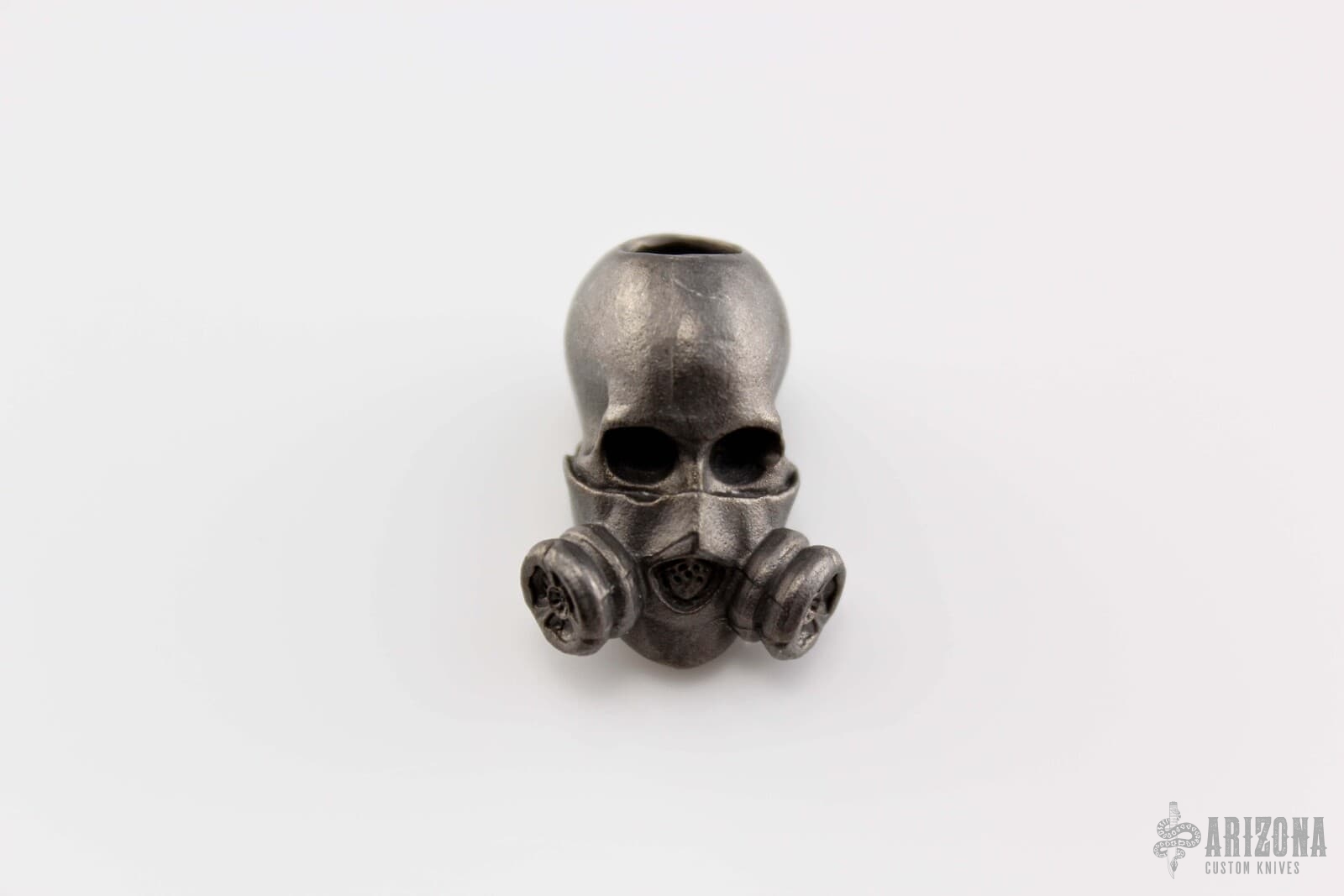 Gas Mask Bead - Titanium - Arizona Custom Knives