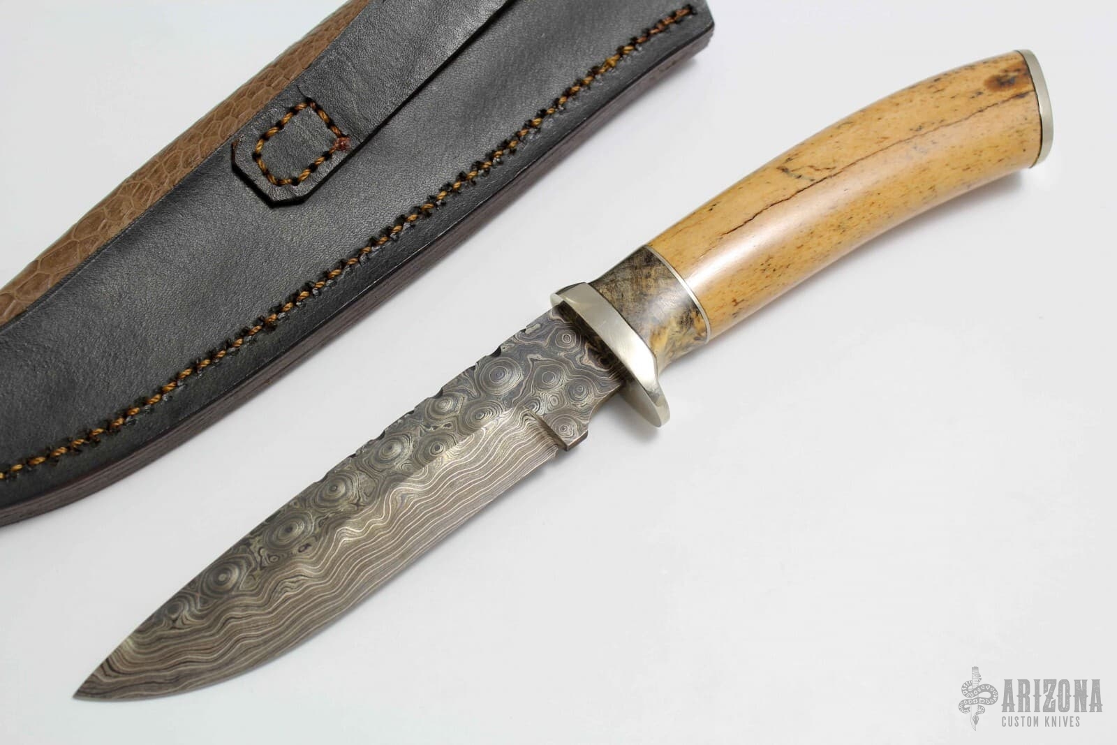 Hunter - Sea Cow Rib Bone - Arizona Custom Knives