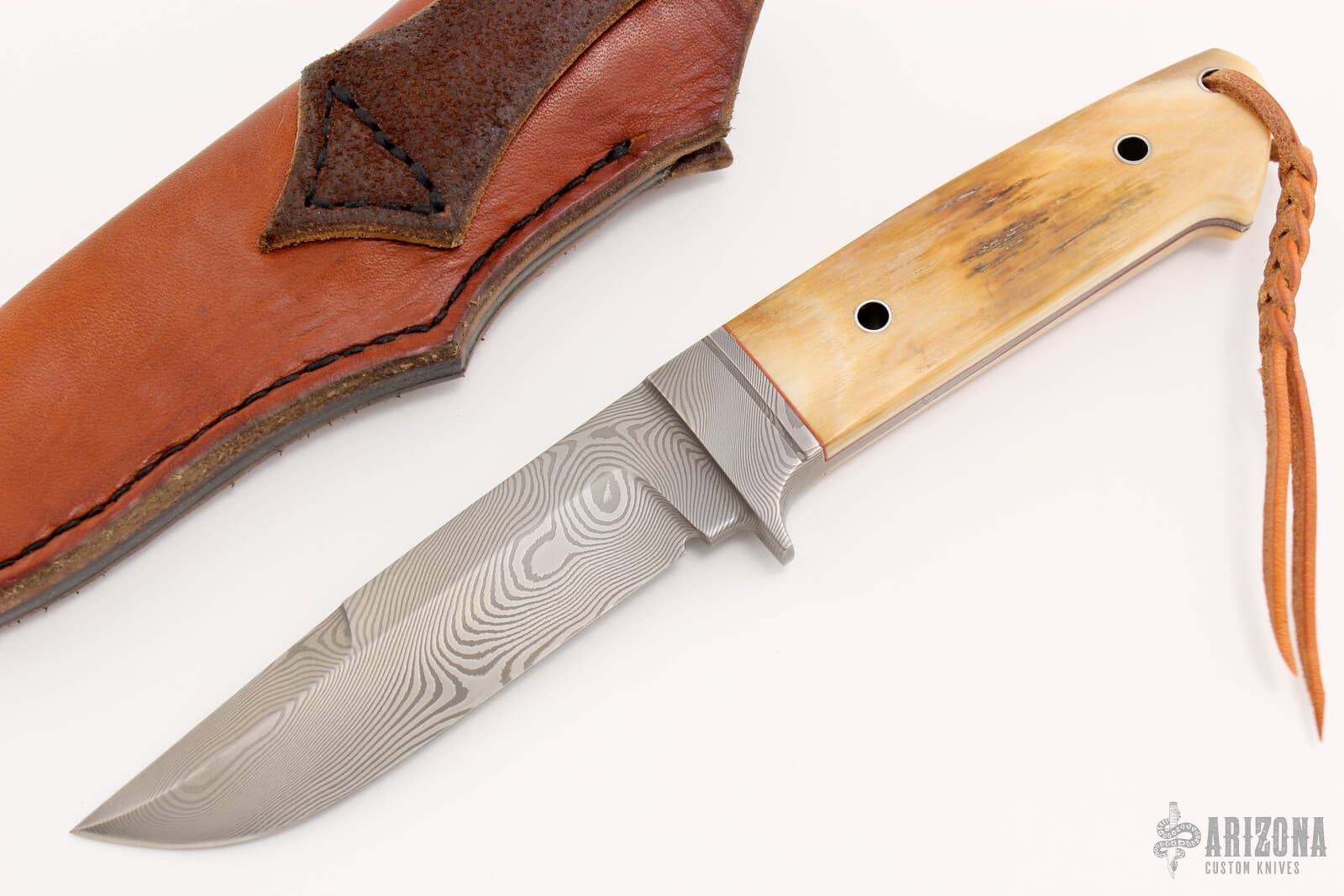 Integral Damascus Hunter - Arizona Custom Knives
