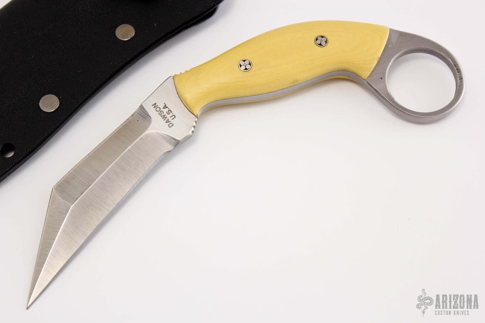 Karambit - Ivory Micarta - Arizona Custom Knives