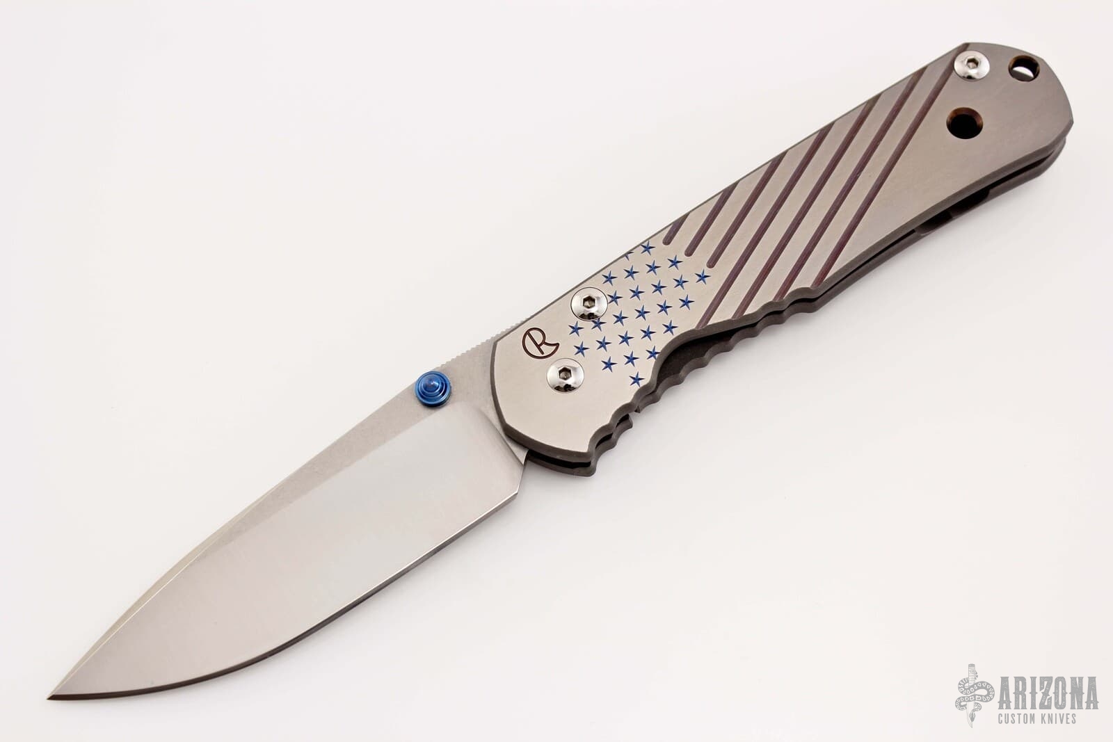 Large CGG Regular Sebenza - American Flag - Arizona Custom Knives