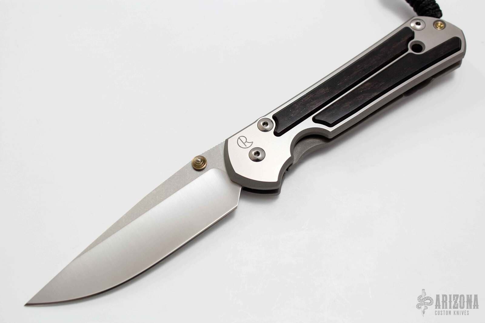 Large Sebenza 21 - Gabon Ebony - Arizona Custom Knives