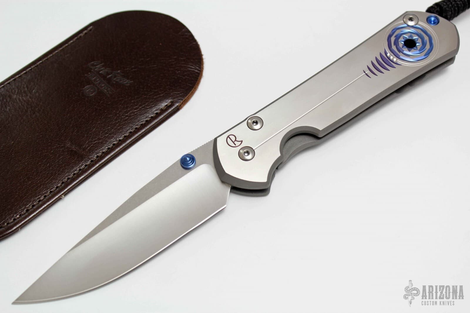 Large Sebenza 21 - Unique Graphic - Arizona Custom Knives