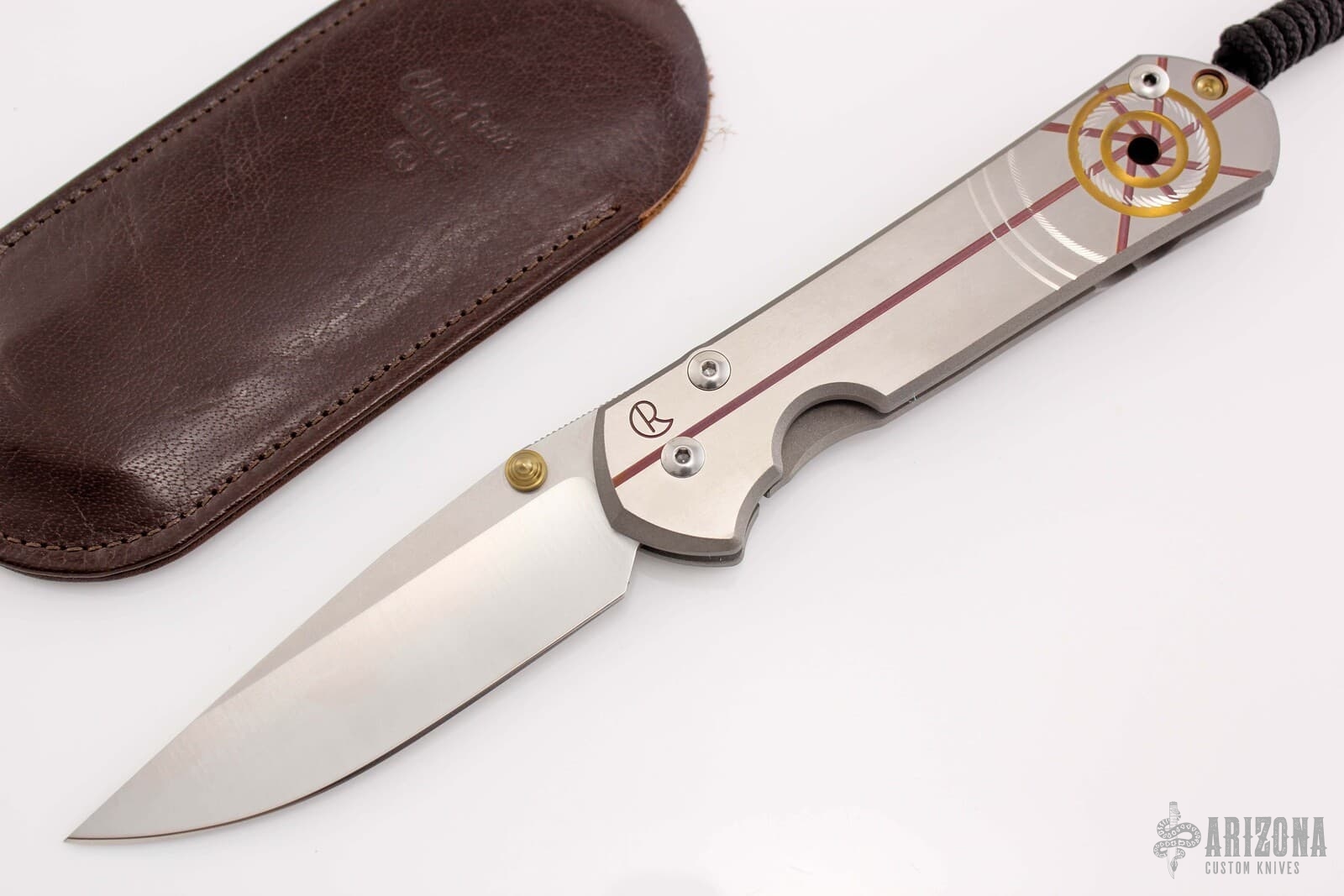 Large Sebenza 21 - Unique Graphic - Arizona Custom Knives