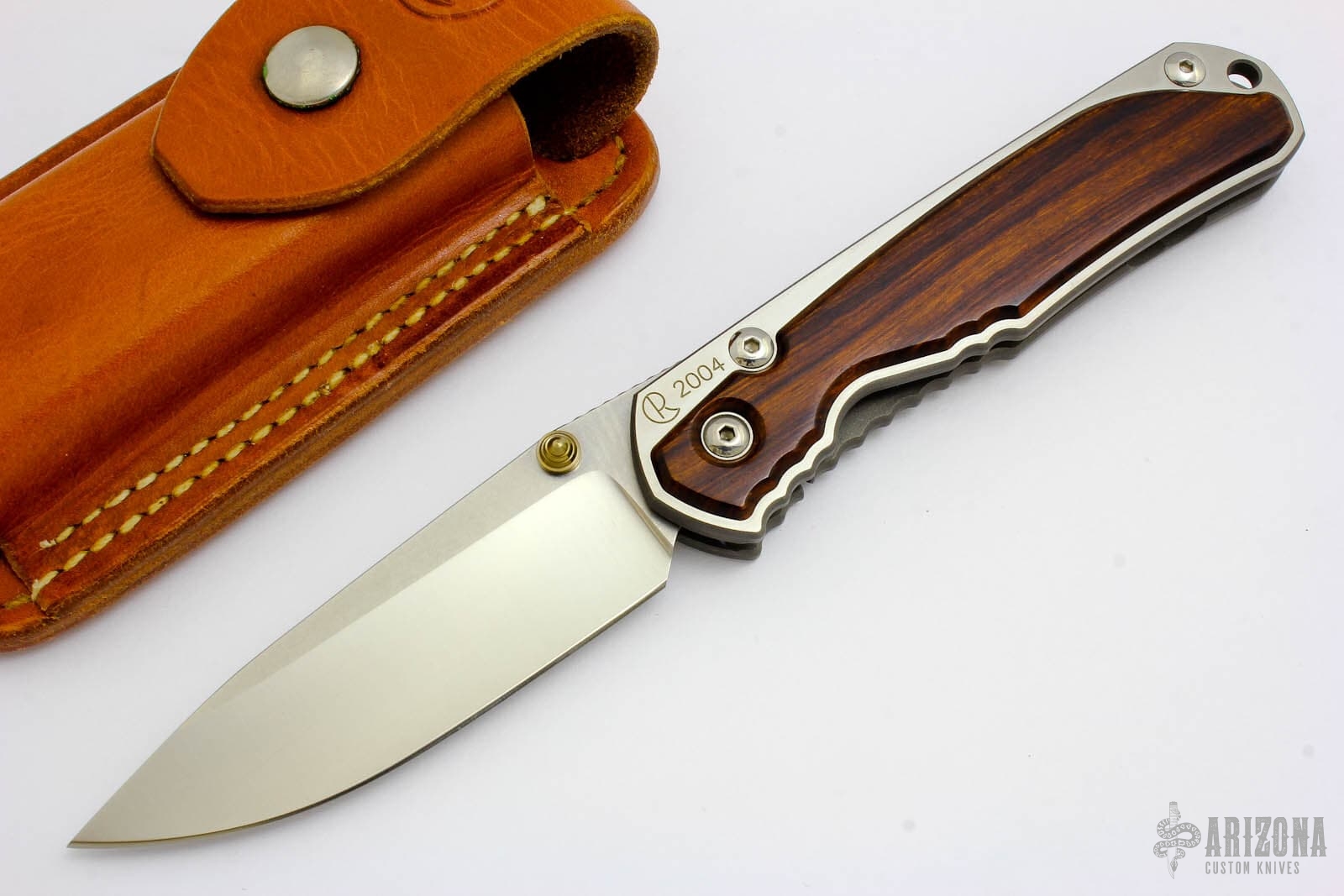 Large Sebenza - 2004 Edition - Desert Ironwood - Arizona Custom Knives
