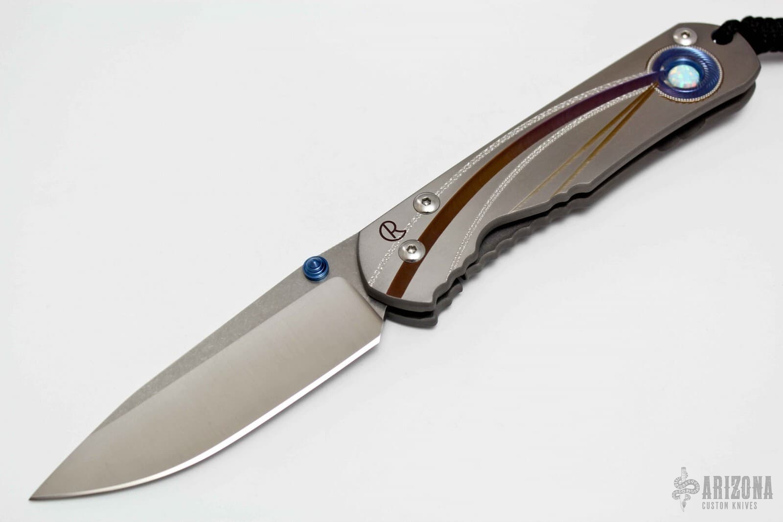 Large Sebenza Regular - Unique Graphic - Simulated Opal Inlay | Arizona ...