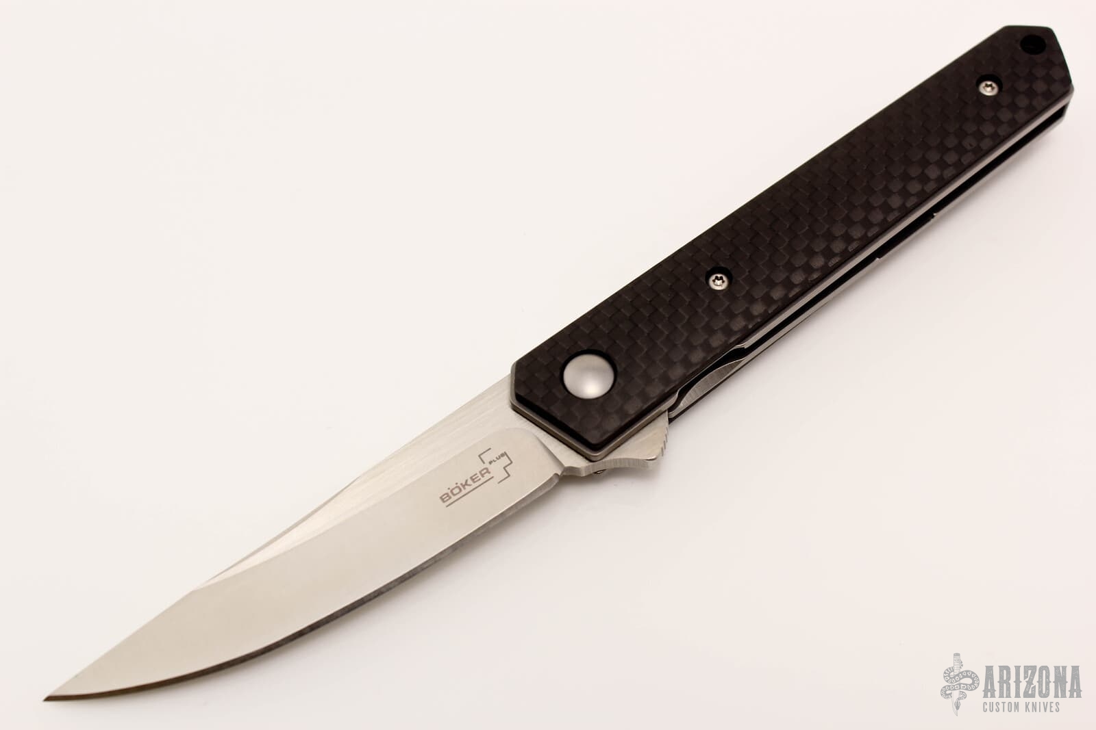 Lucas Burnley Mini Kwaiken Flipper - Carbon Fiber Scales | Arizona ...