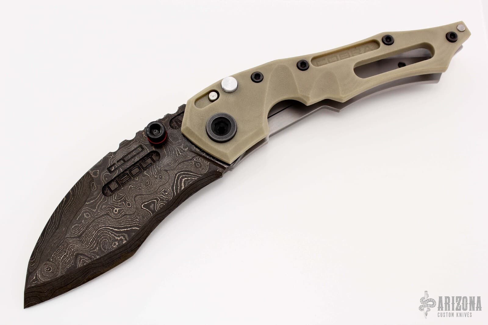 M250 Cobra M6 - New Push Button Lock Mechanism - Arizona Custom Knives