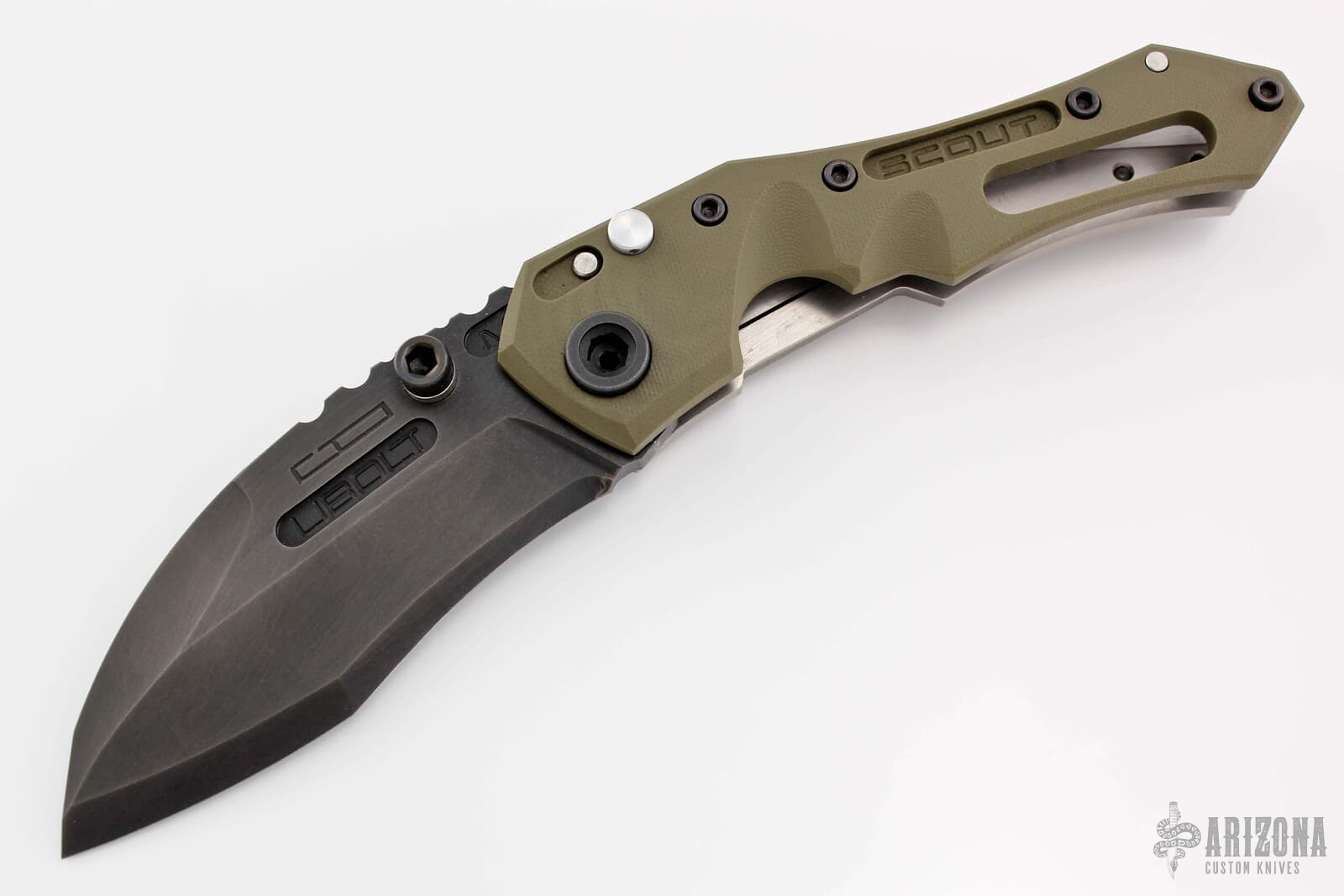 M250 Scout M6 - New Push Button Lock Mechanism - Arizona Custom Knives