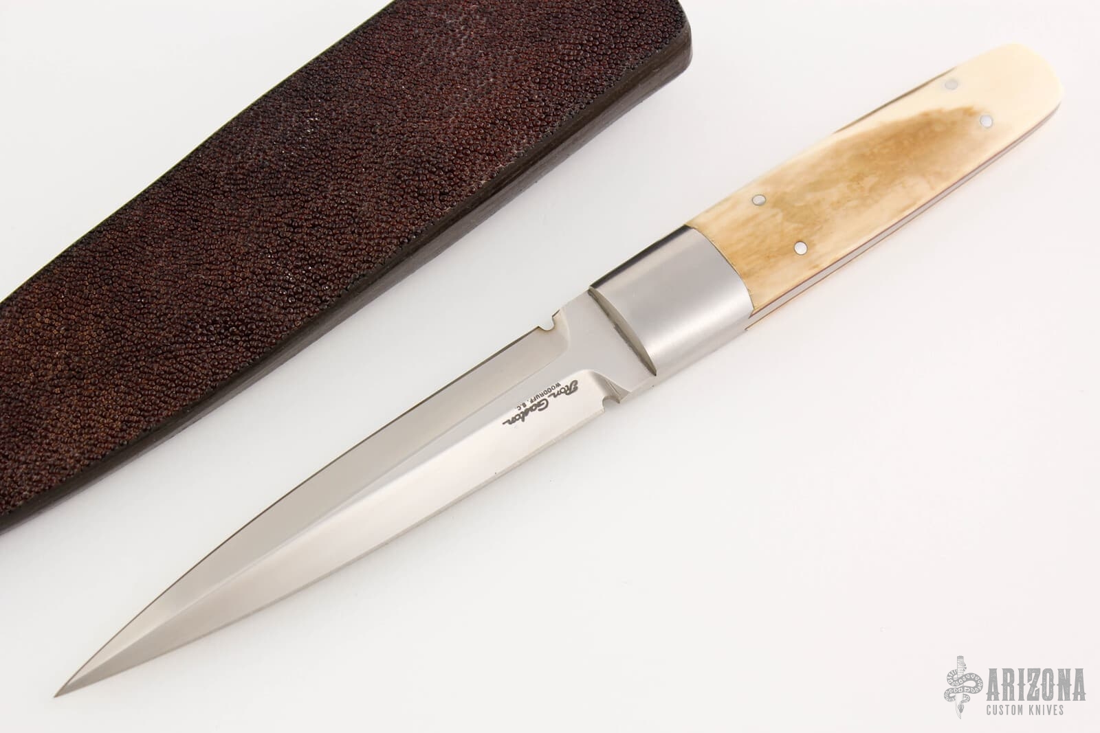Mammoth Ivory Dagger - Arizona Custom Knives