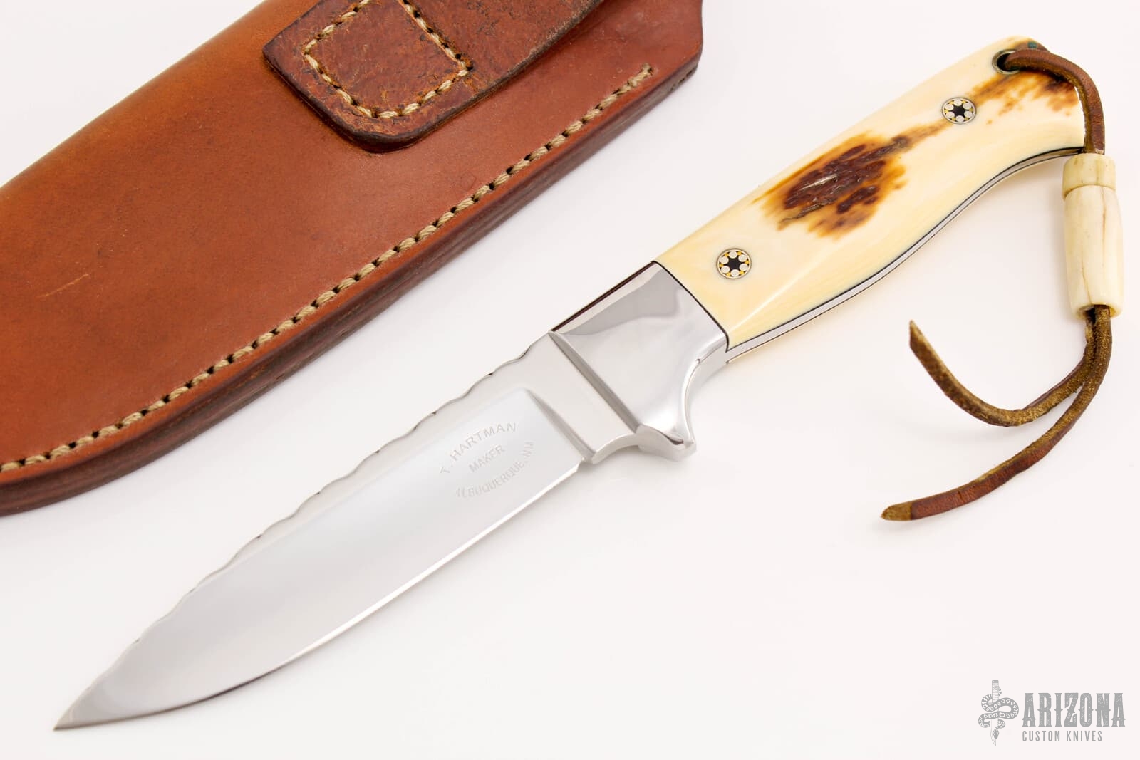 Mammoth Ivory Hunter - Arizona Custom Knives