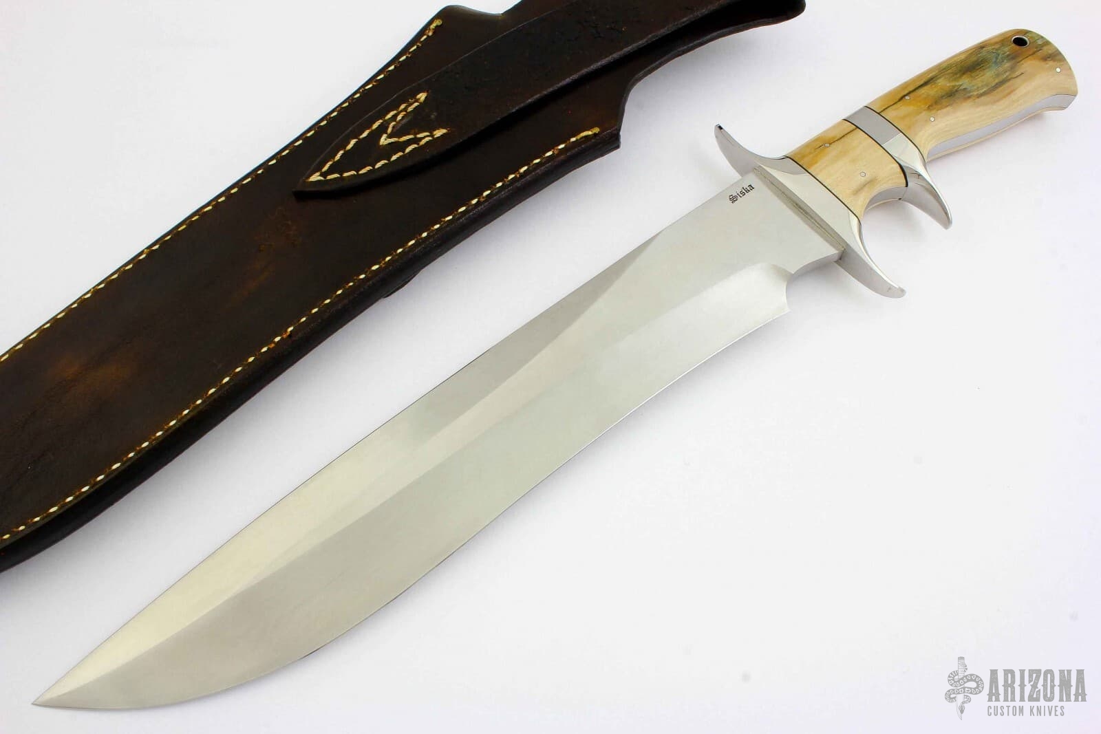 Mammoth Ivory Sub-Hilt Fighter - Arizona Custom Knives