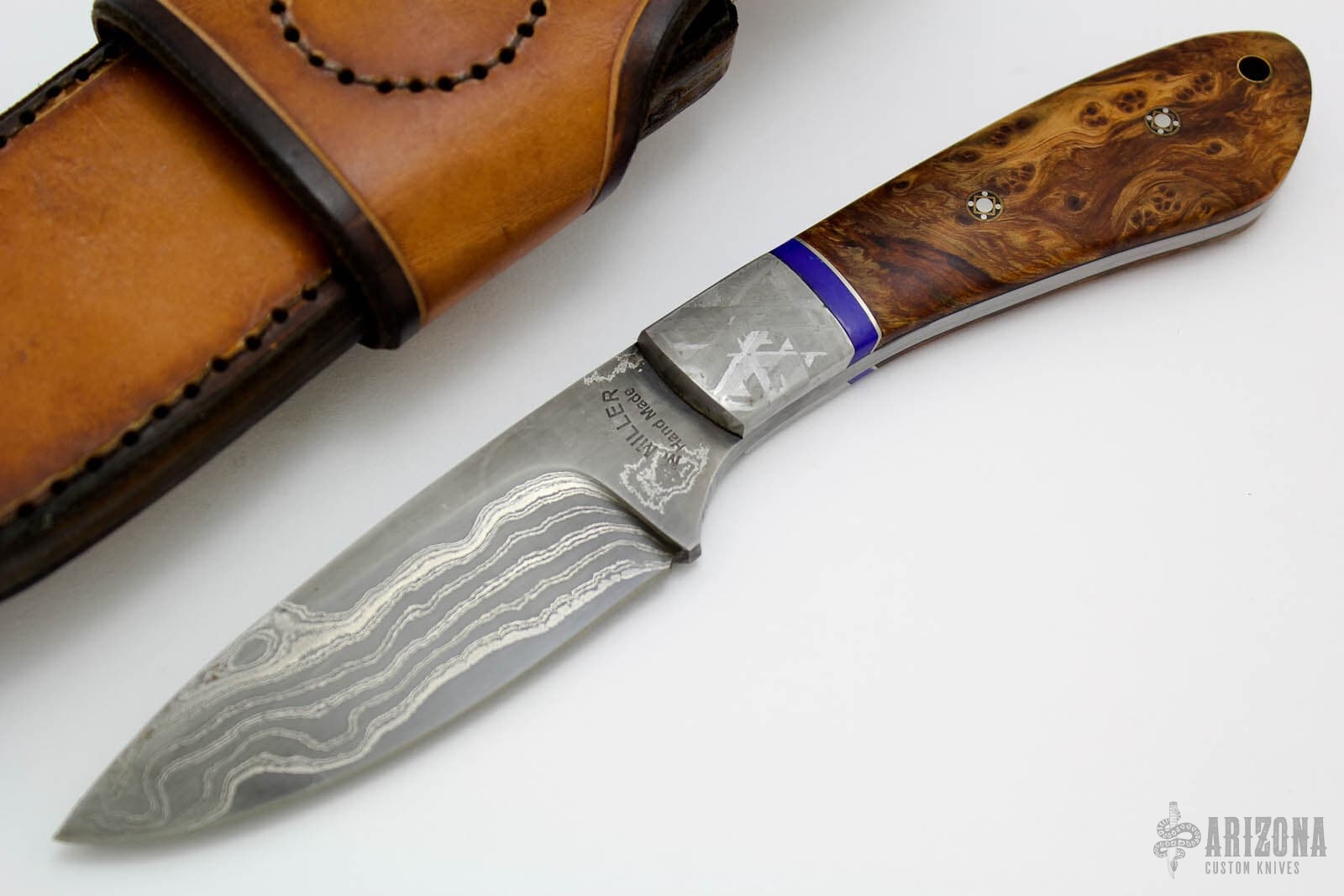Meteorite Drop Point Hunter - Arizona Custom Knives