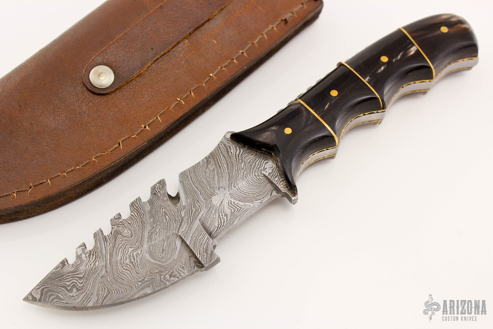 Mini Damascus Tracker - Arizona Custom Knives