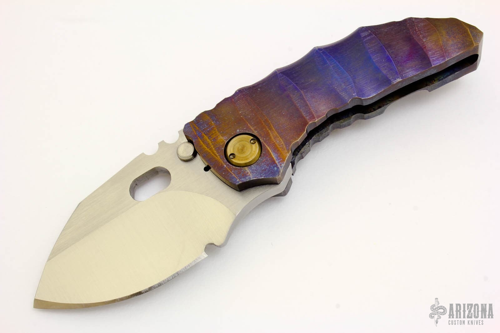 Mini Draco with Satin Finished Blade - Arizona Custom Knives