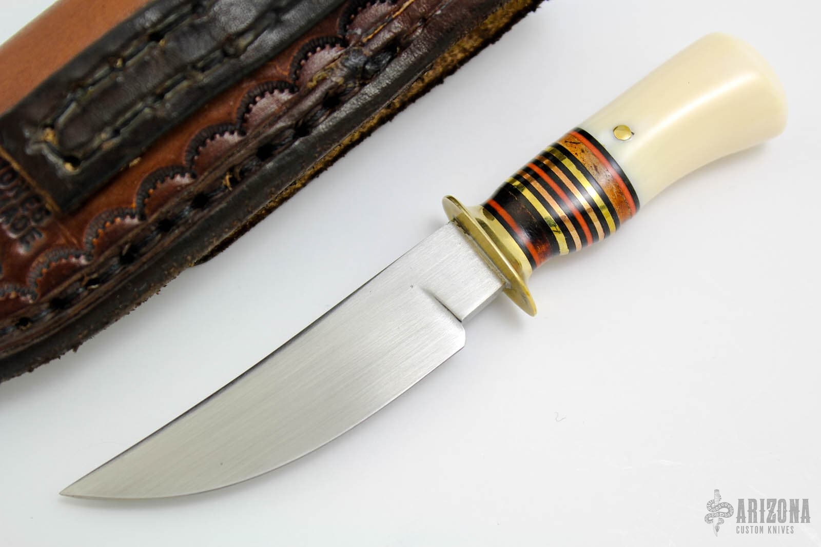 Mini Mammoth Ivory Hunter - Arizona Custom Knives