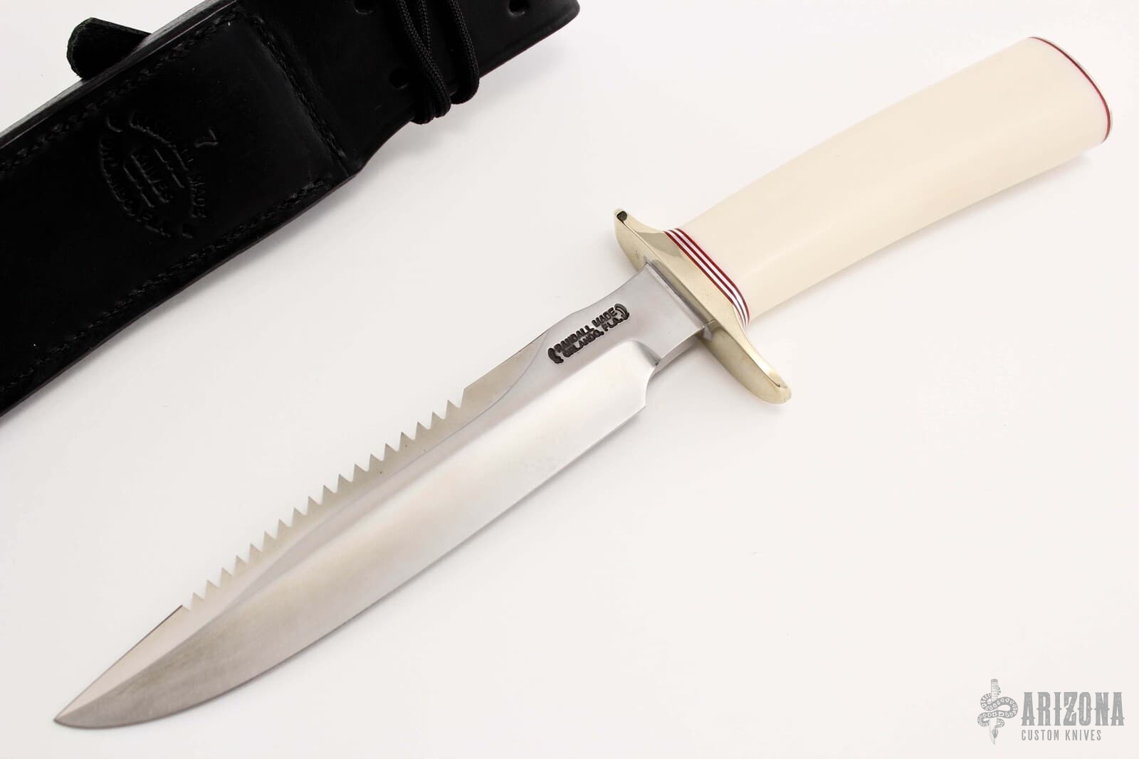 Model 1-7 - Slab Side Ivorite | Arizona Custom Knives