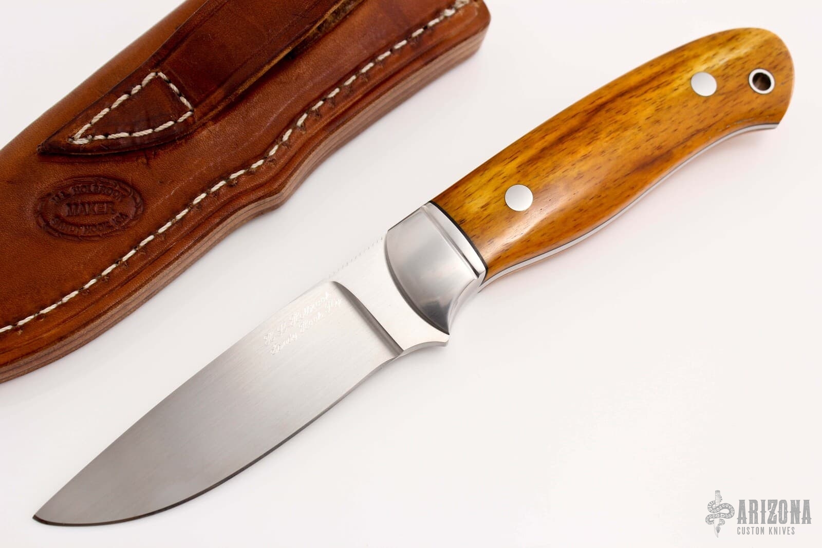 Model #1 - Drop Point Hunter - Arizona Custom Knives