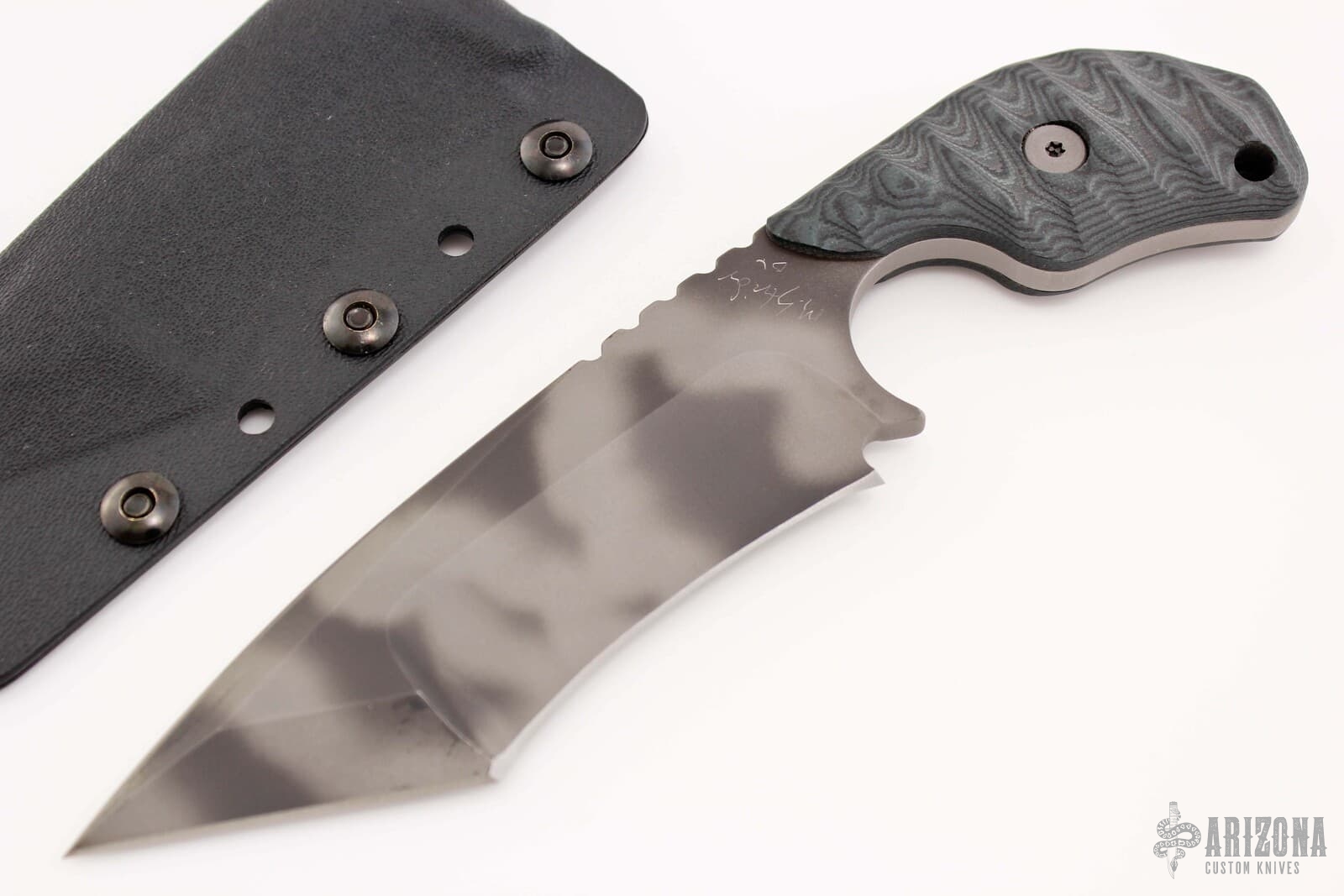 MSC SLCC - Tanto Nightmare Grind - D2 - Arizona Custom Knives