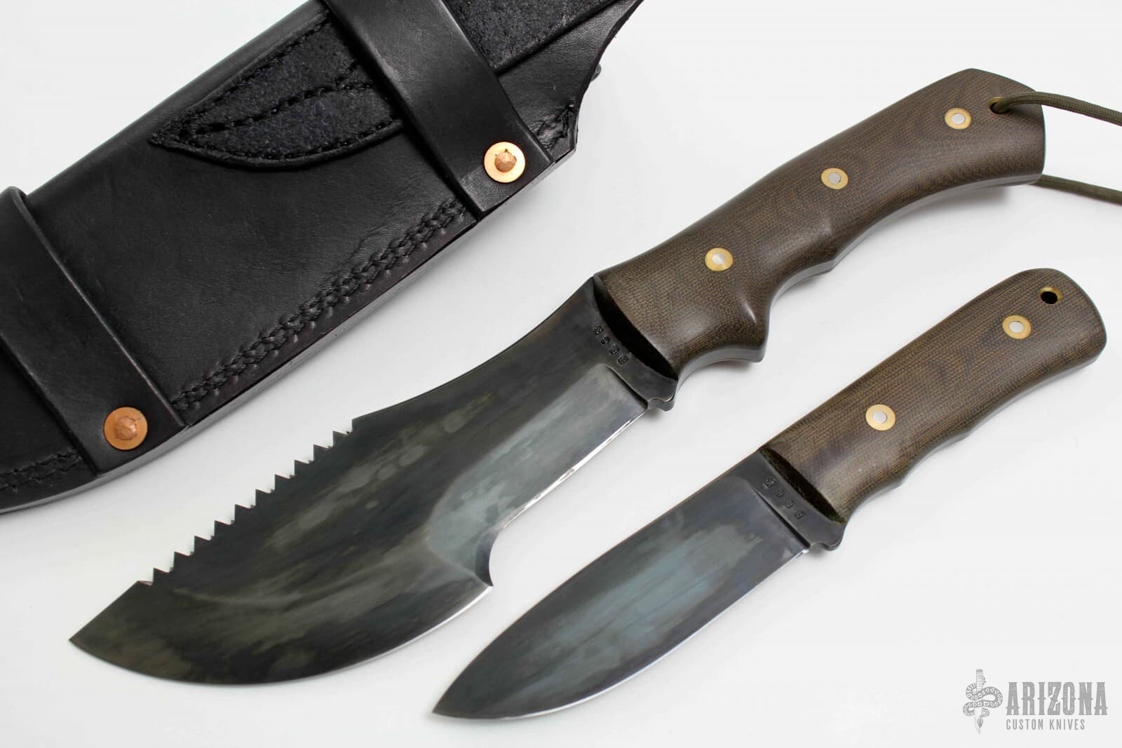 Original WSK Tracker Knife Set - #681 and #60 - Arizona Custom Knives