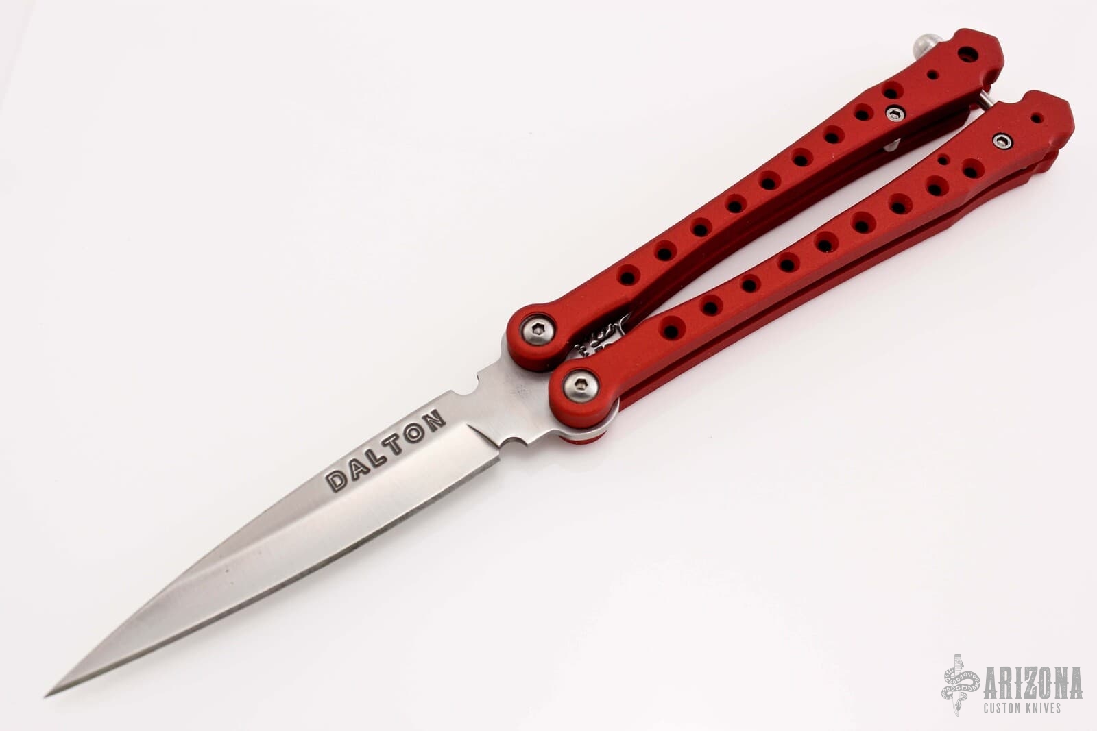 Red Sacrifice Balisong - Arizona Custom Knives