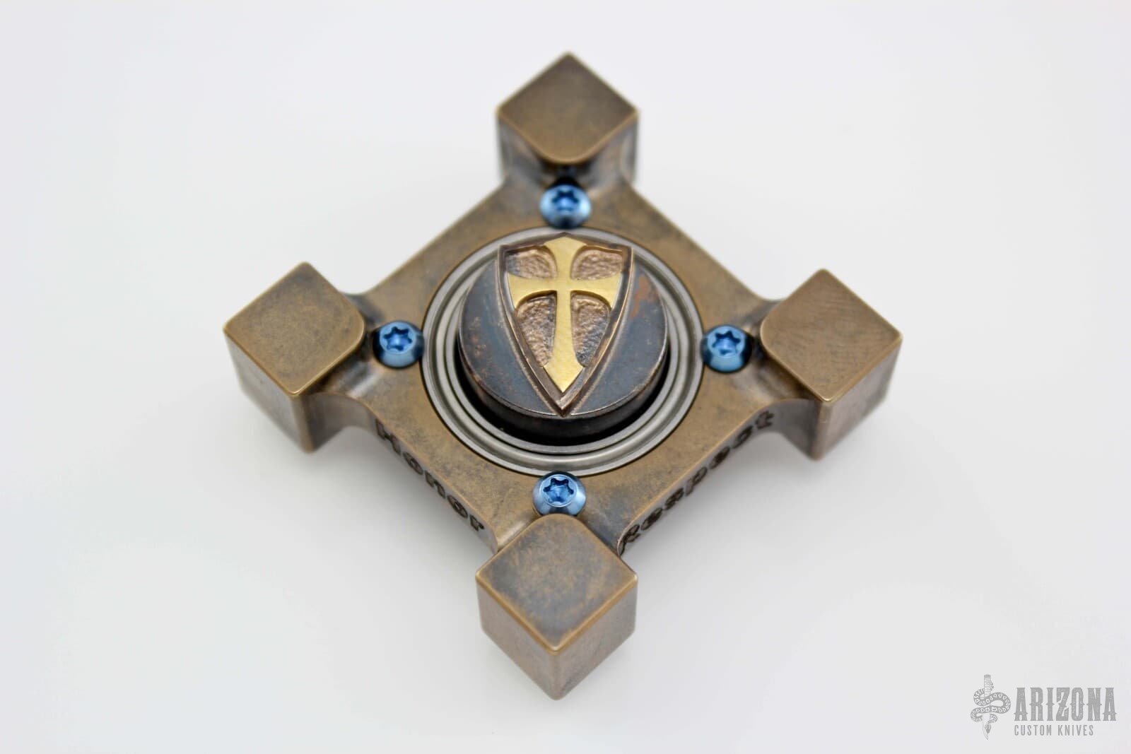 Ring Spin with Crusader Slug - Arizona Custom Knives