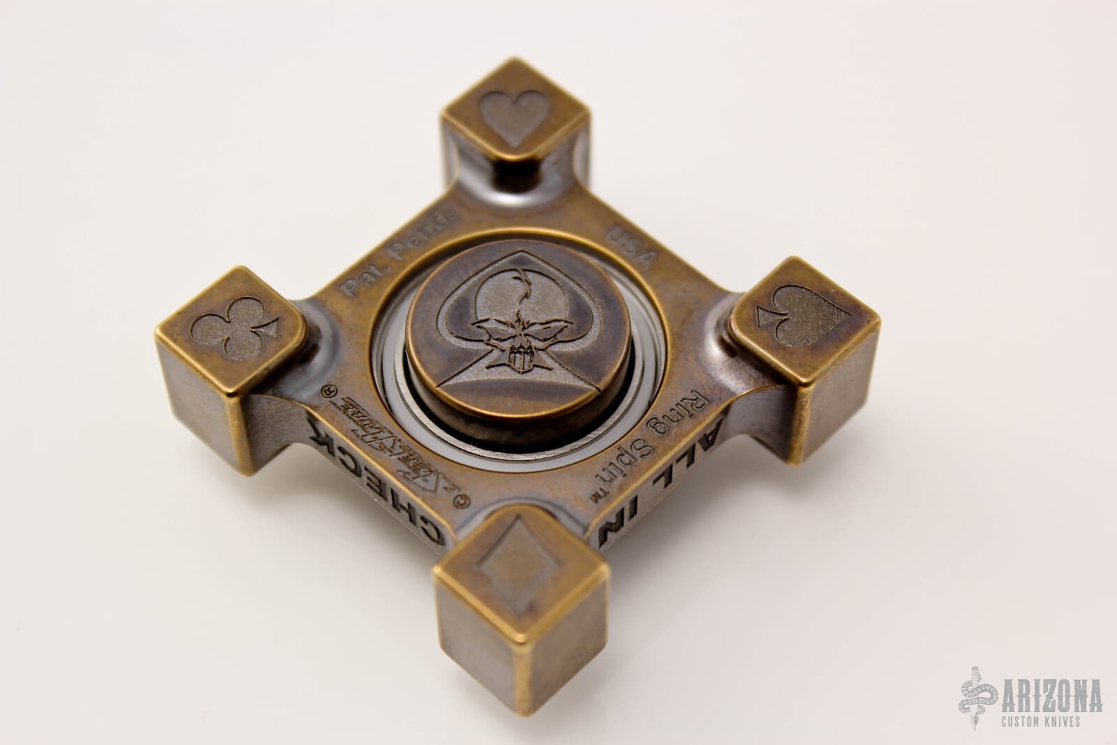 RingSpin with Spade Slug - Arizona Custom Knives