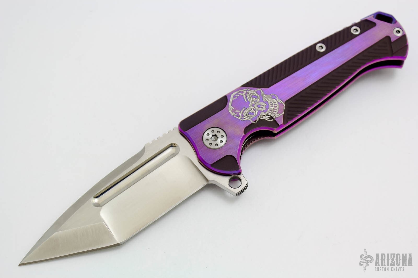 Ronin 2016 - Anodized and Engraved - Arizona Custom Knives