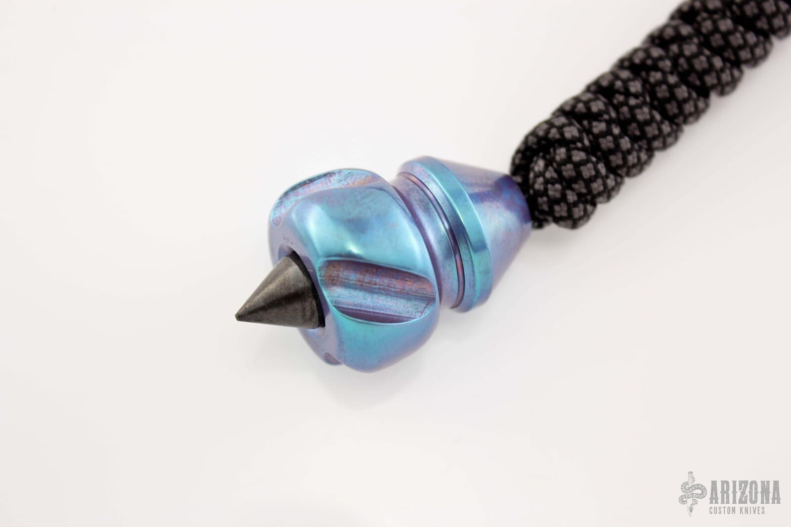 Round Titanium Mini Mace - Arizona Custom Knives