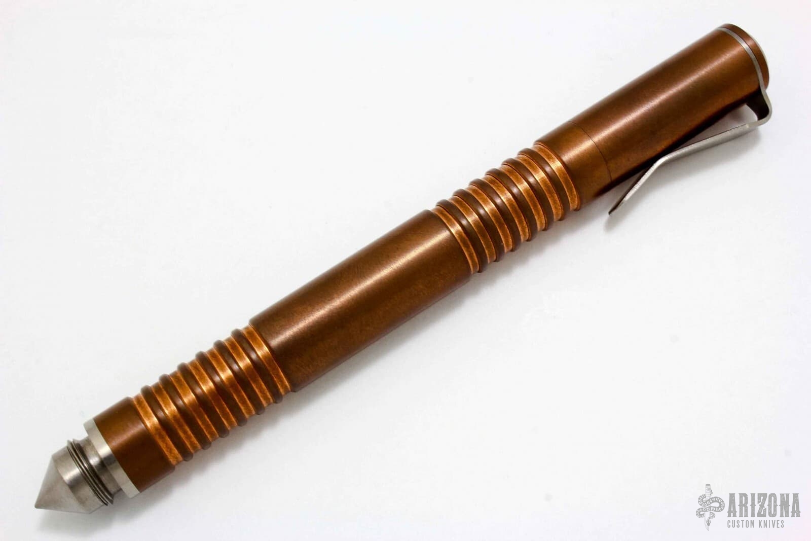 S500Cu - Copper Screw Cap Pen - Arizona Custom Knives