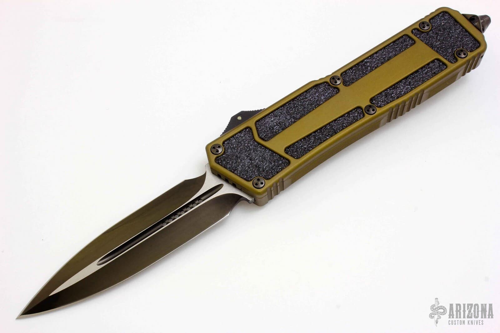 Scarab - DE Satin DLC Tan #019 - Arizona Custom Knives