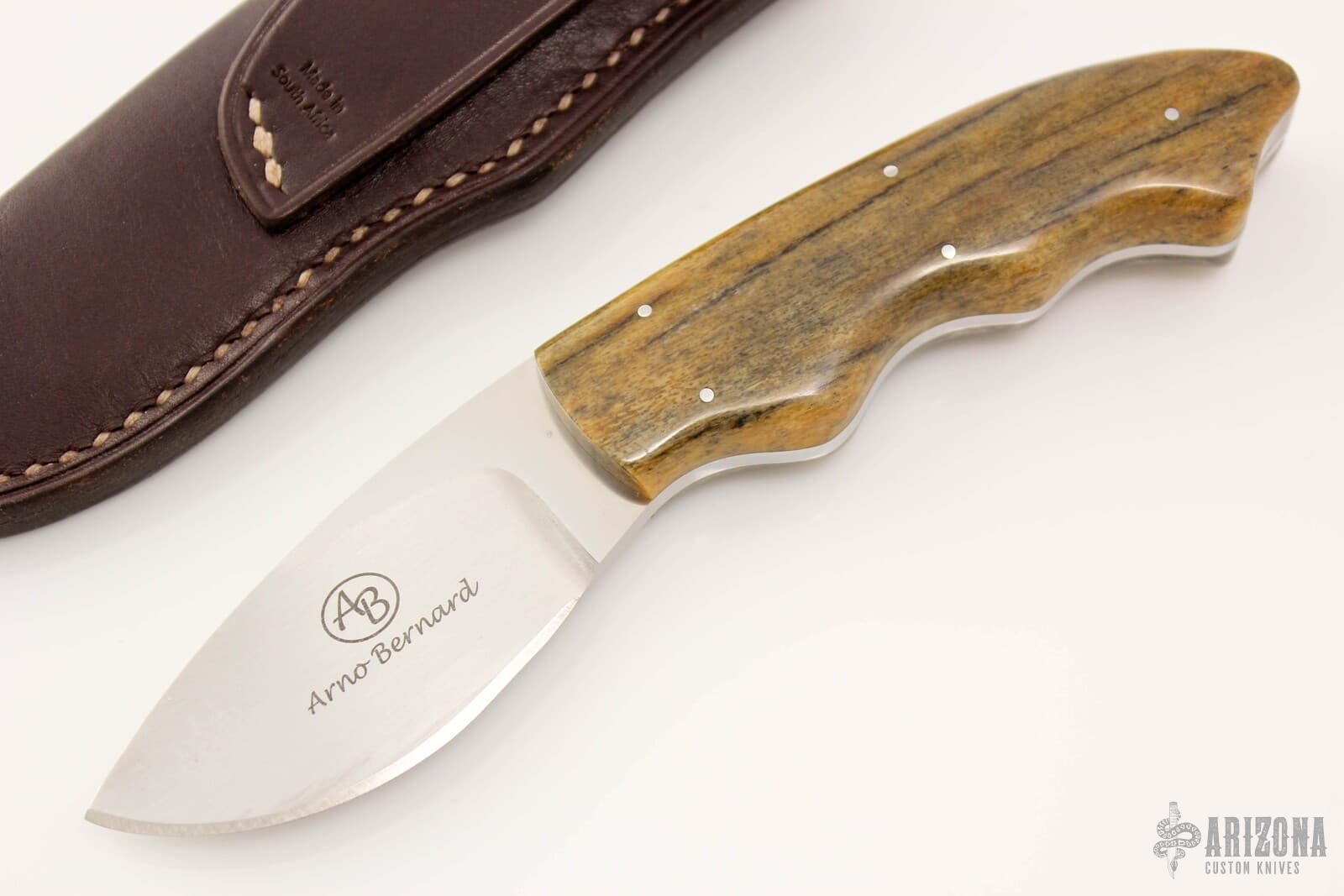 Scavenger - Raven - Giraffe Bone - Arizona Custom Knives