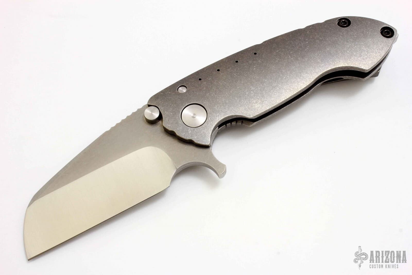 SOLO V5 Flipper - Full Ti - Arizona Custom Knives