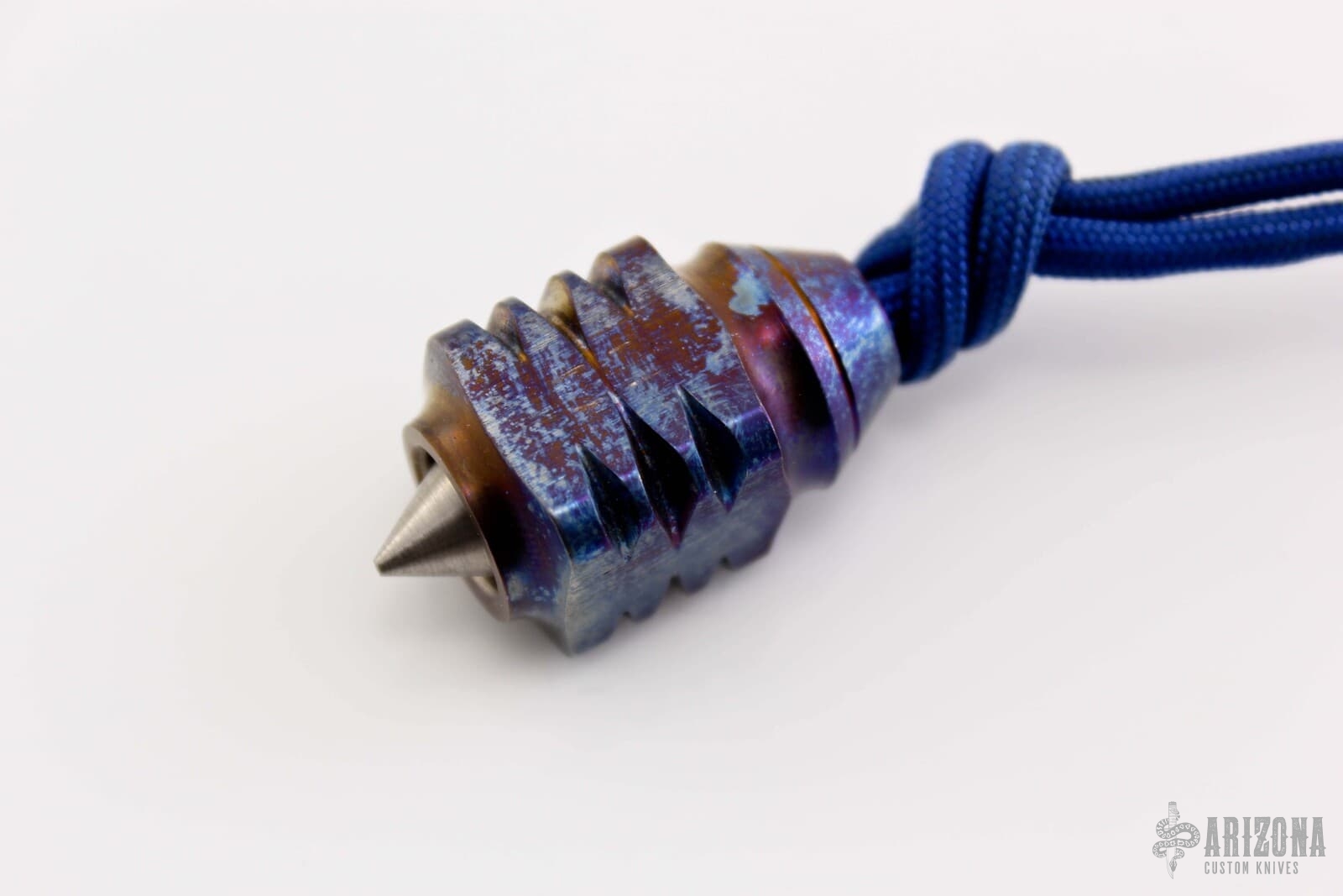 Square Titanium Mini Mace - Arizona Custom Knives