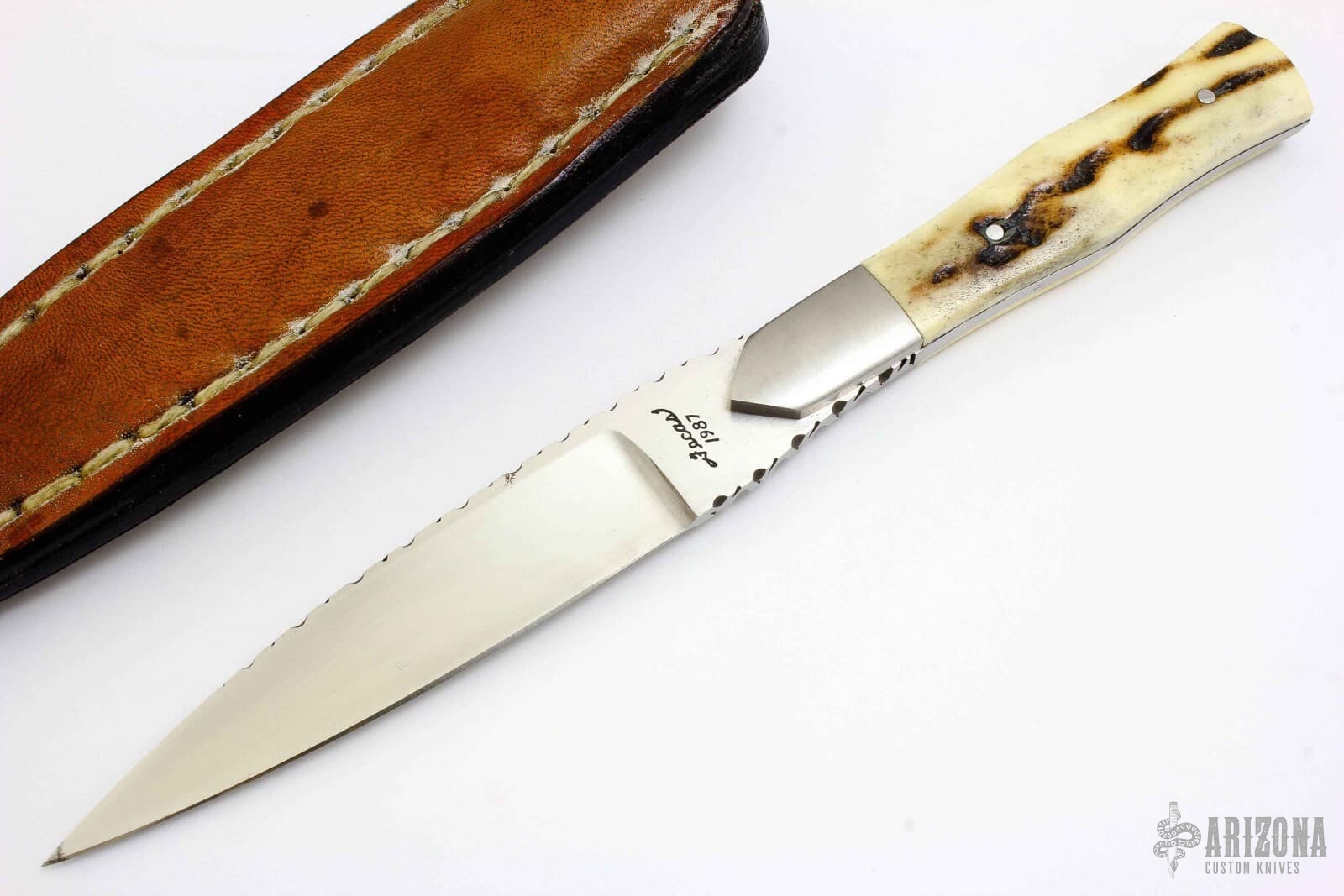 Stag Boot Knife - 1987 - Arizona Custom Knives