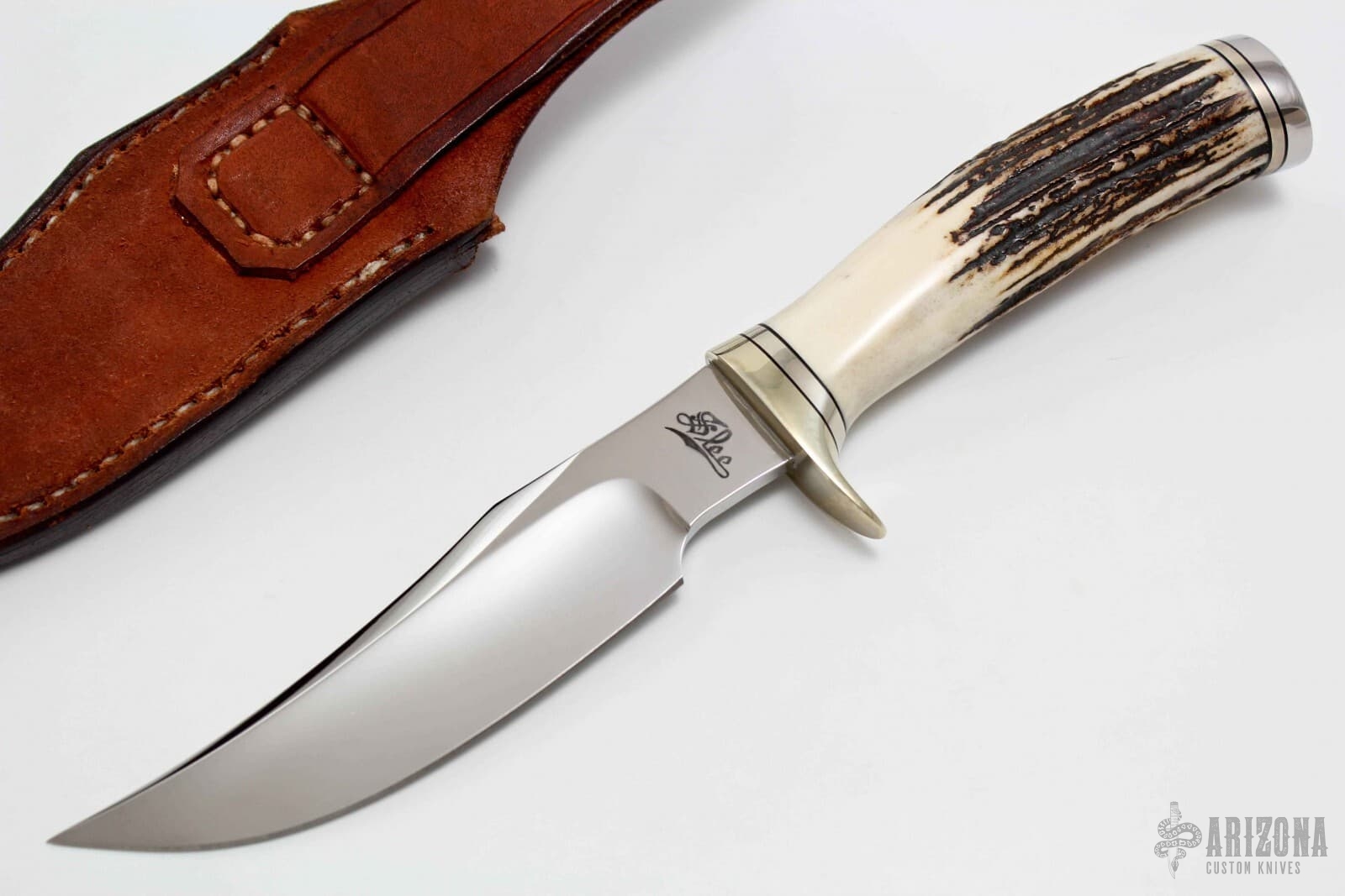 Stag Clip Point Hunter - Arizona Custom Knives