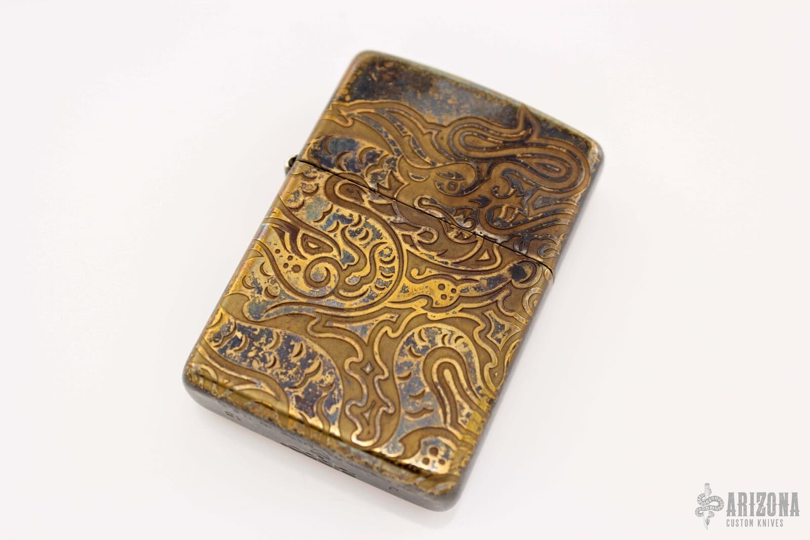 Steel Flame Zippo - Arizona Custom Knives