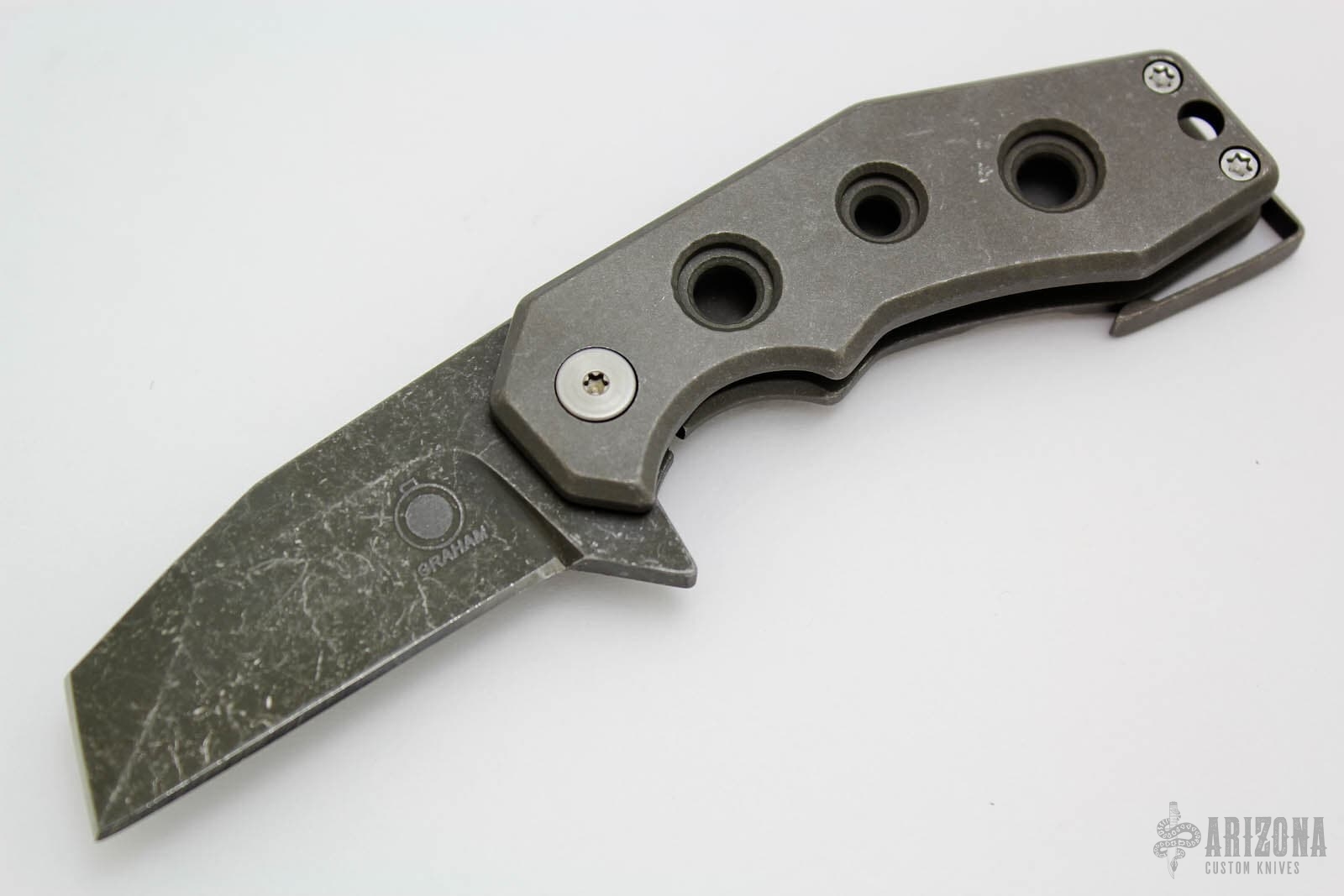 Stubby Razzelcliffe Flipper - Arizona Custom Knives