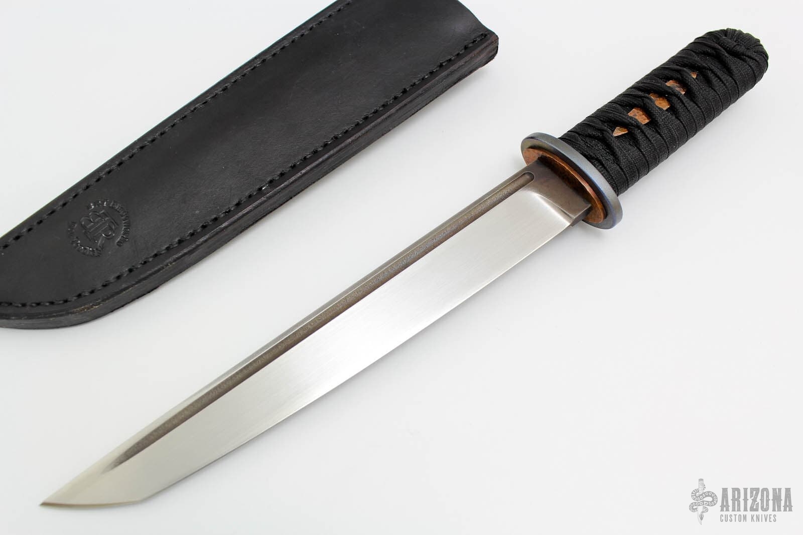 Tanto Hybrid Fighter with Sheath - Arizona Custom Knives