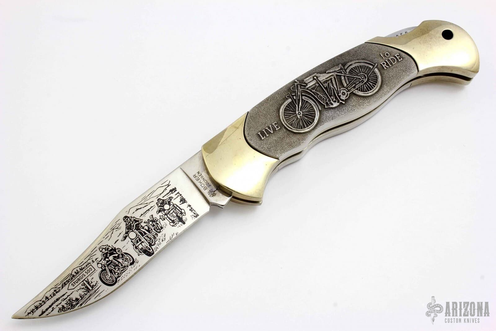 The Motorcycle Presentation Folder - Arizona Custom Knives