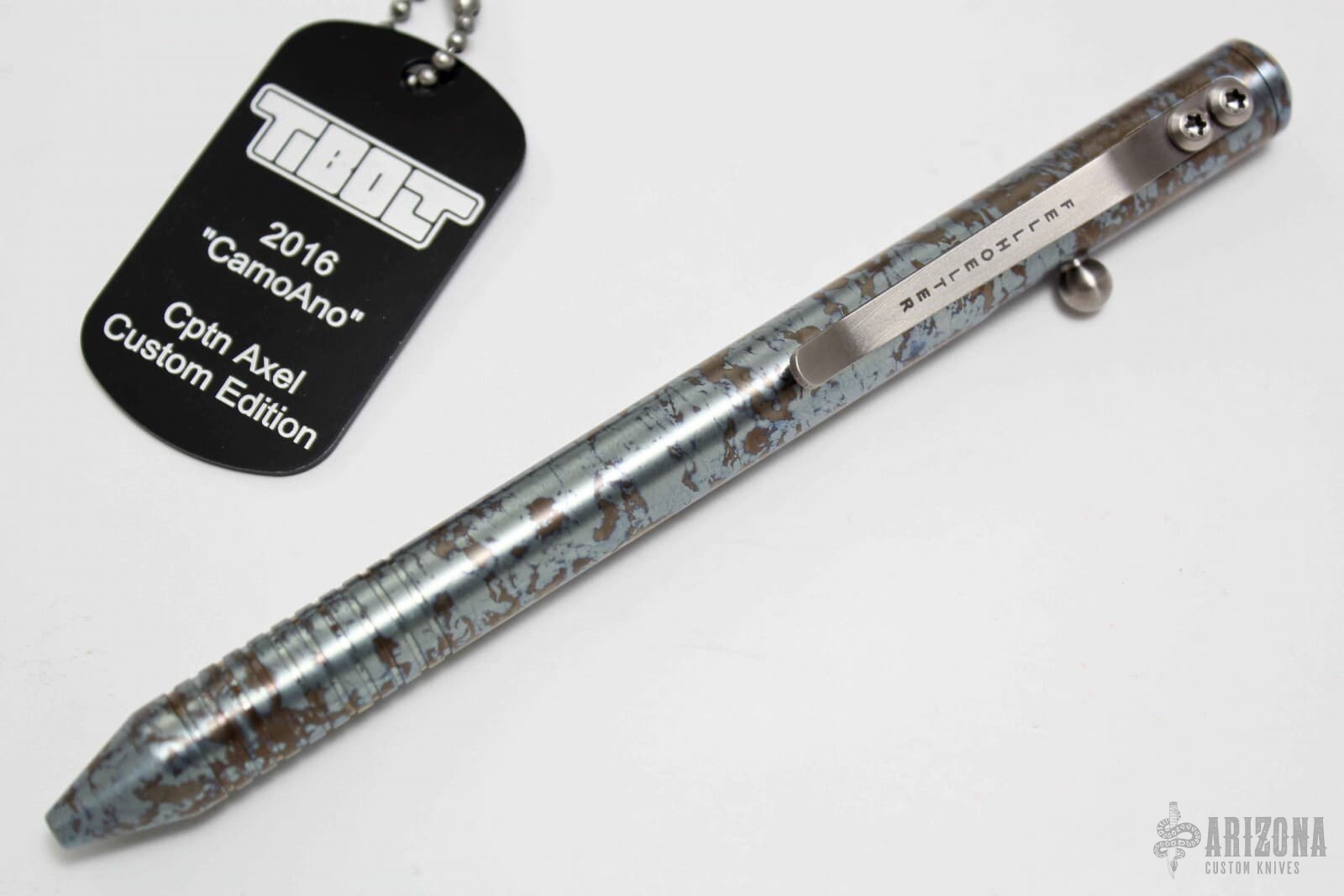 TiBolt Pen - "Captain Axel Custom" - Arizona Custom Knives
