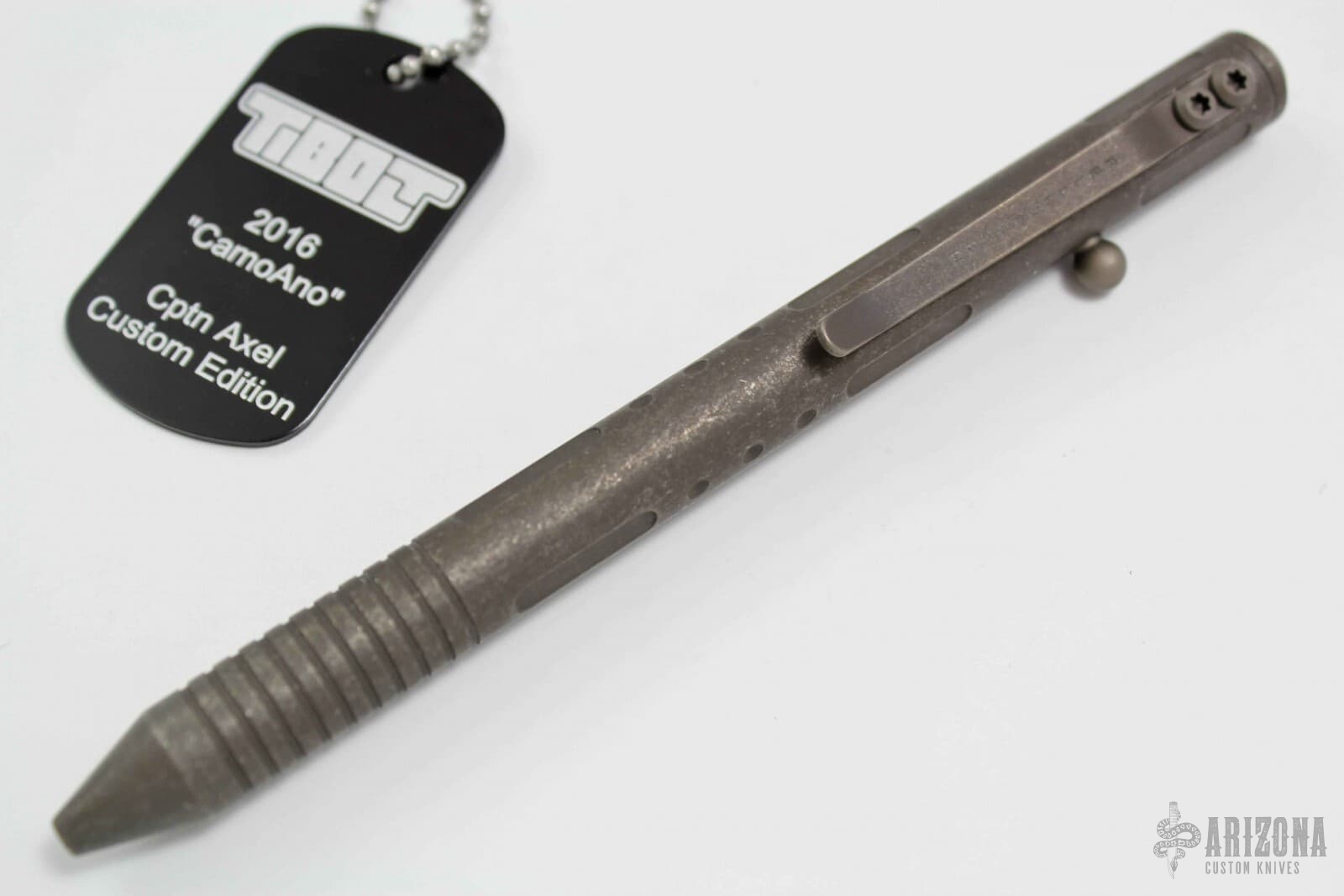 TiBolt Pen - "Captain Axel Custom" - Arizona Custom Knives