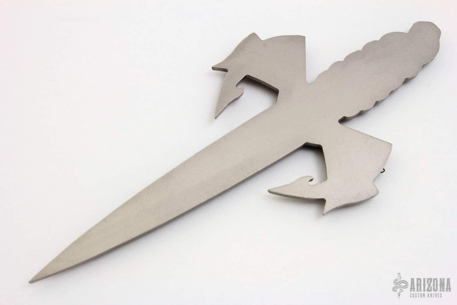 Titanium Dagger Logo Patch w/ Velcro - Arizona Custom Knives