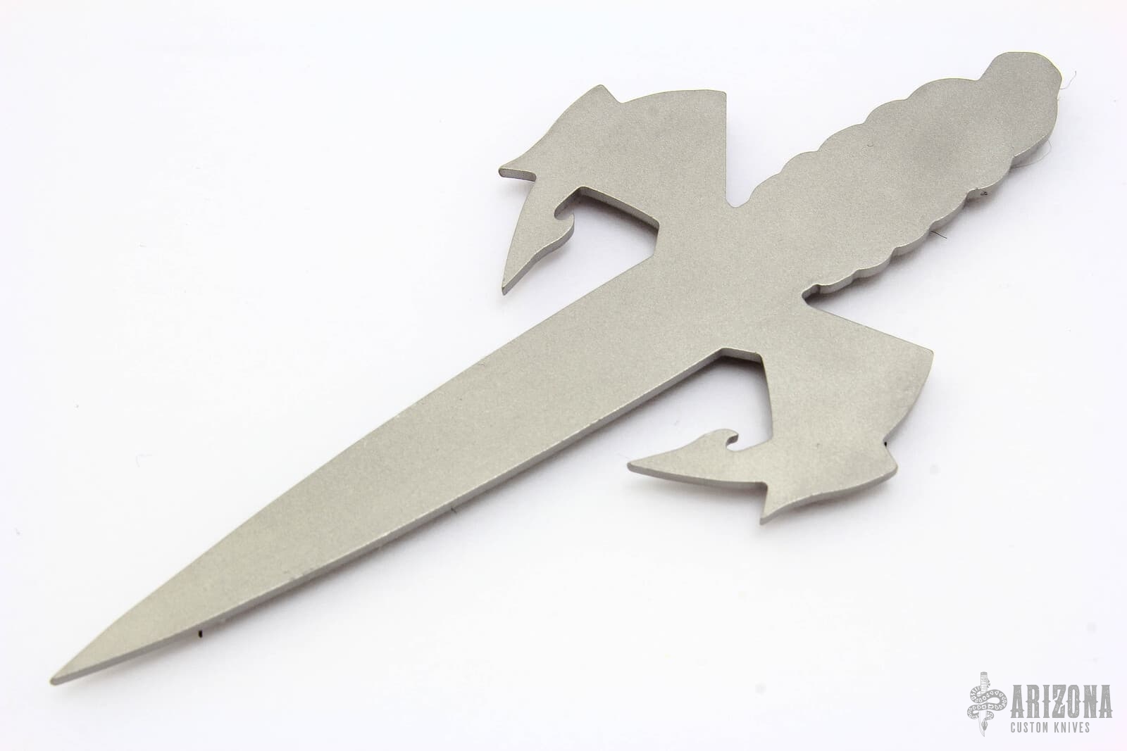 Titanium Dagger Logo Patch w/ Velcro - Arizona Custom Knives