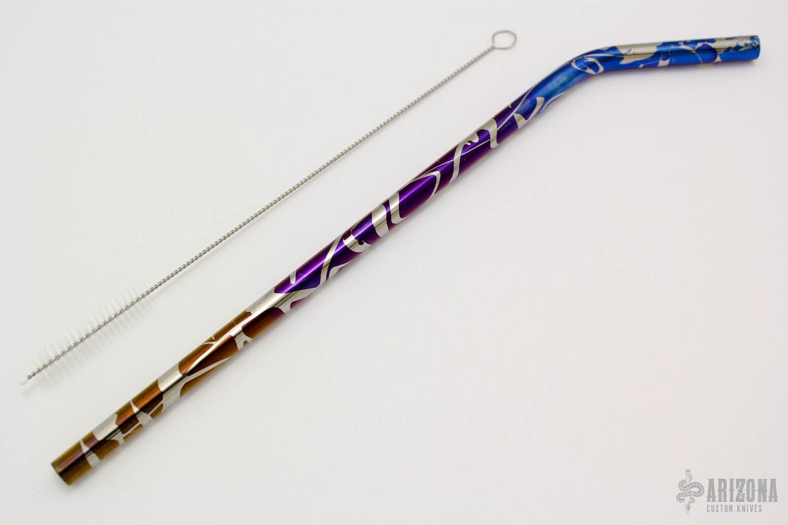 Titanium Drinking Straw - Arizona Custom Knives