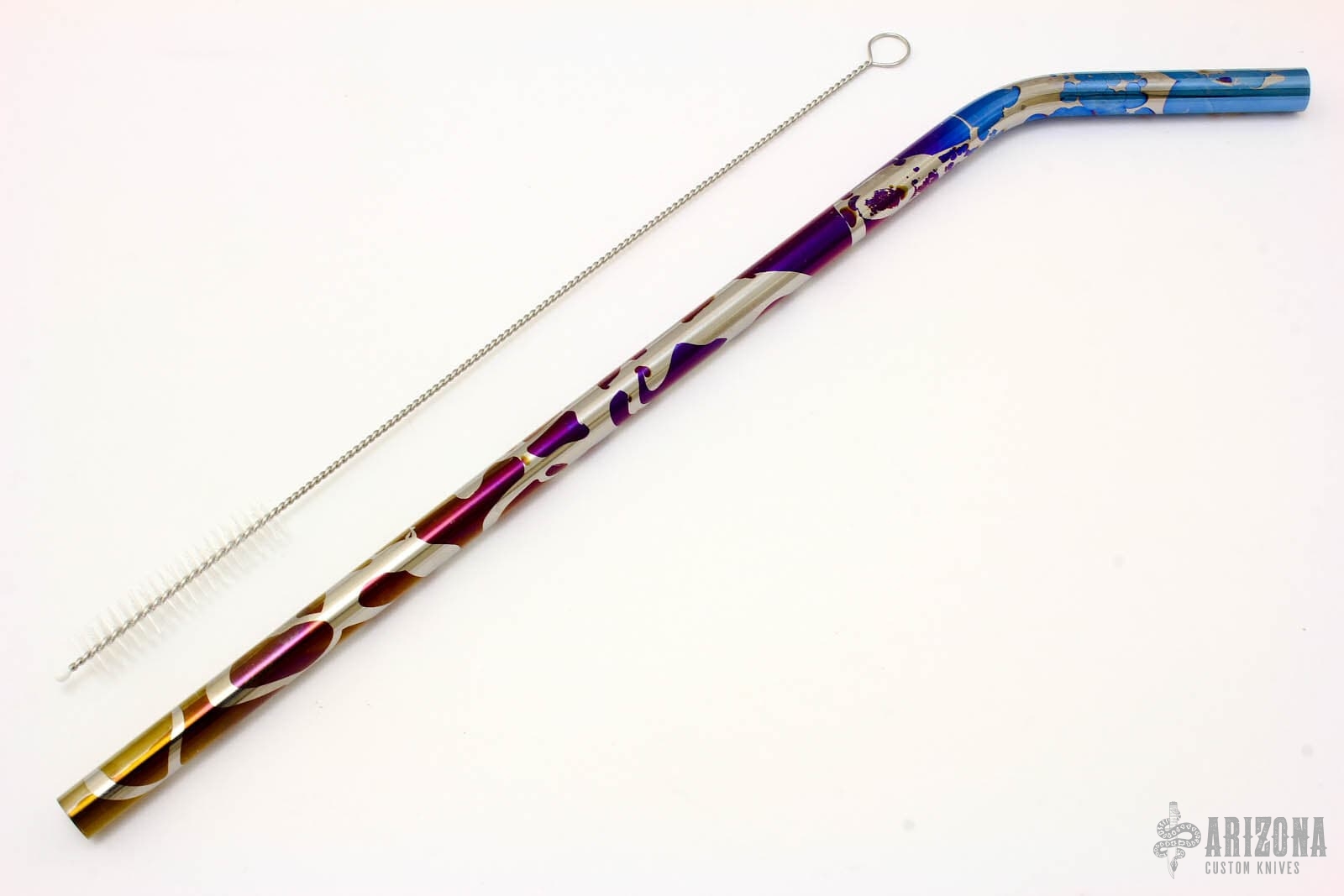 Titanium Drinking Straw - Arizona Custom Knives